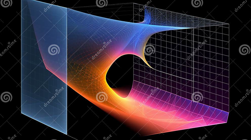 Time-Space Distortion: Abstract Visualization of Spacetime Continuum ...