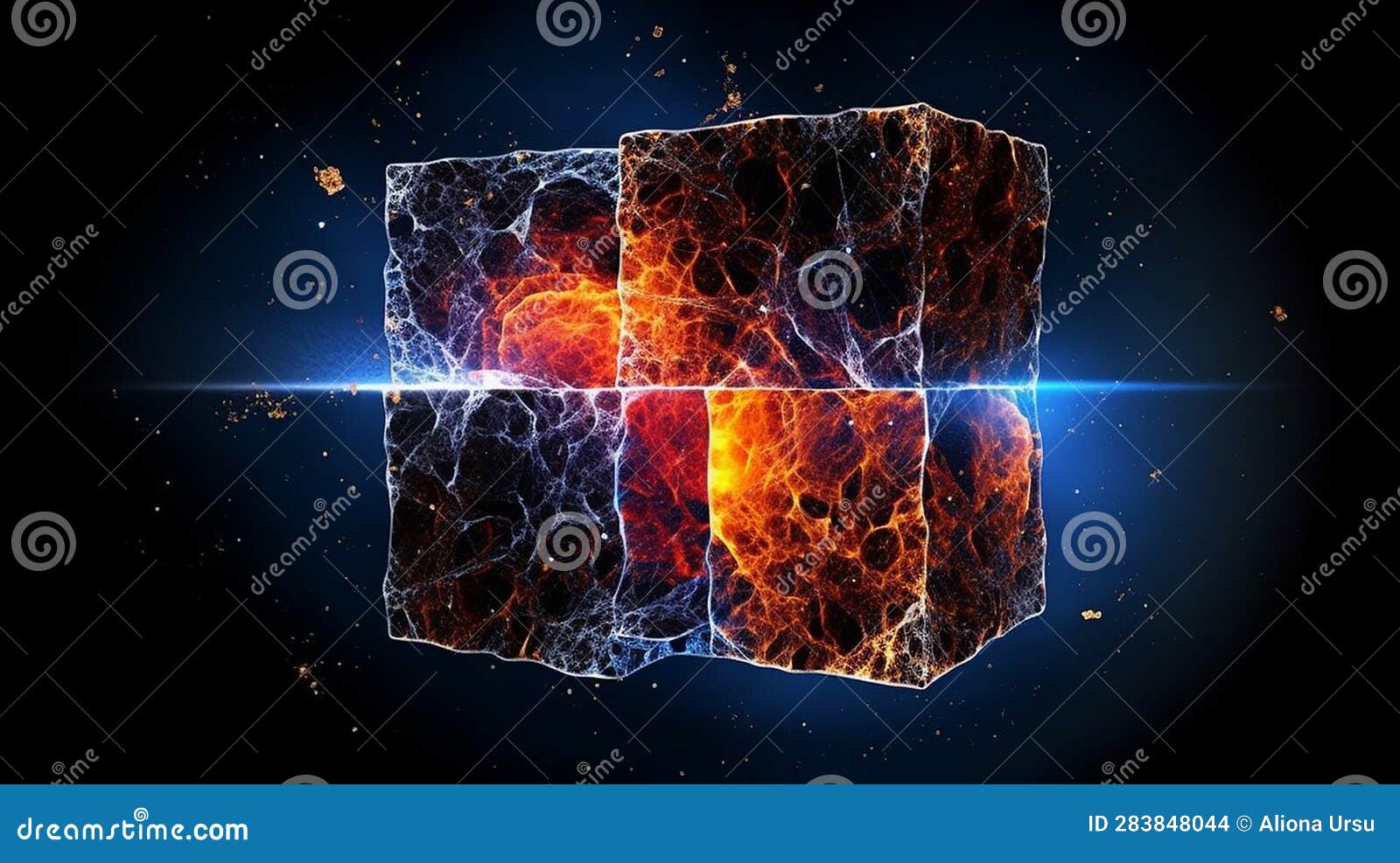 An Abstract Interpretation of Dark Matter, with Intricate Patterns and ...