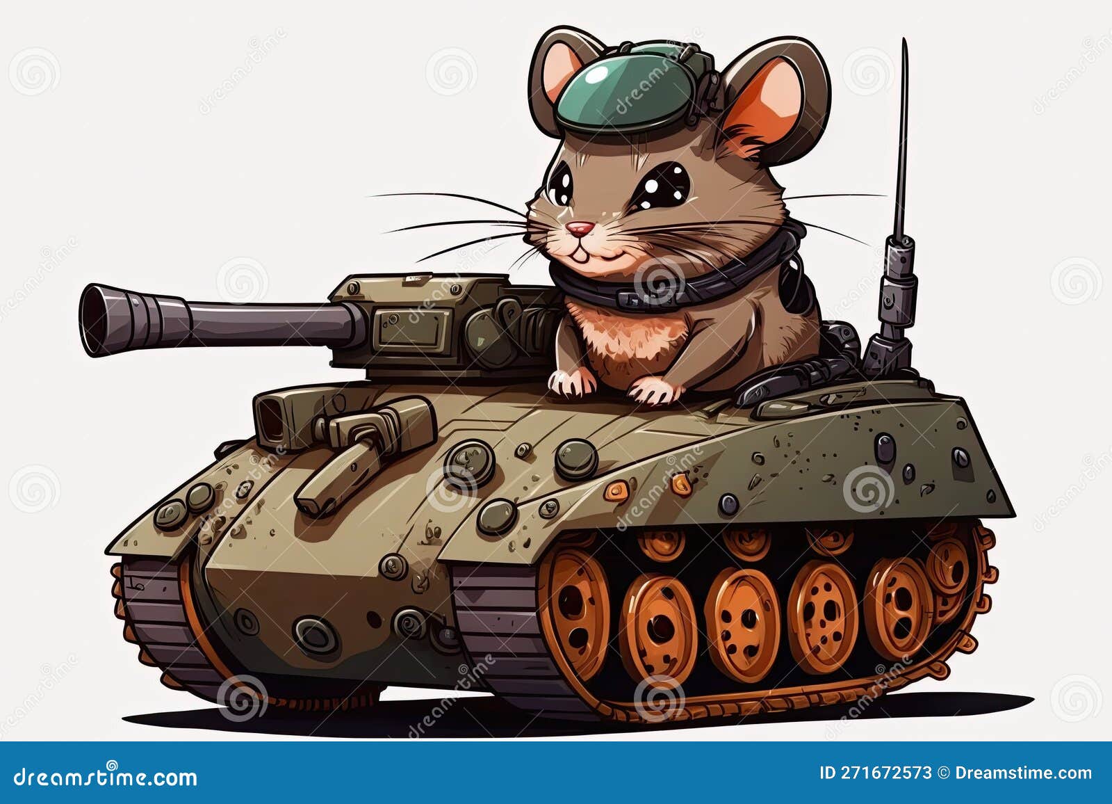 Captive Brown Rat in a Tank Stock Illustration - Illustration of ...