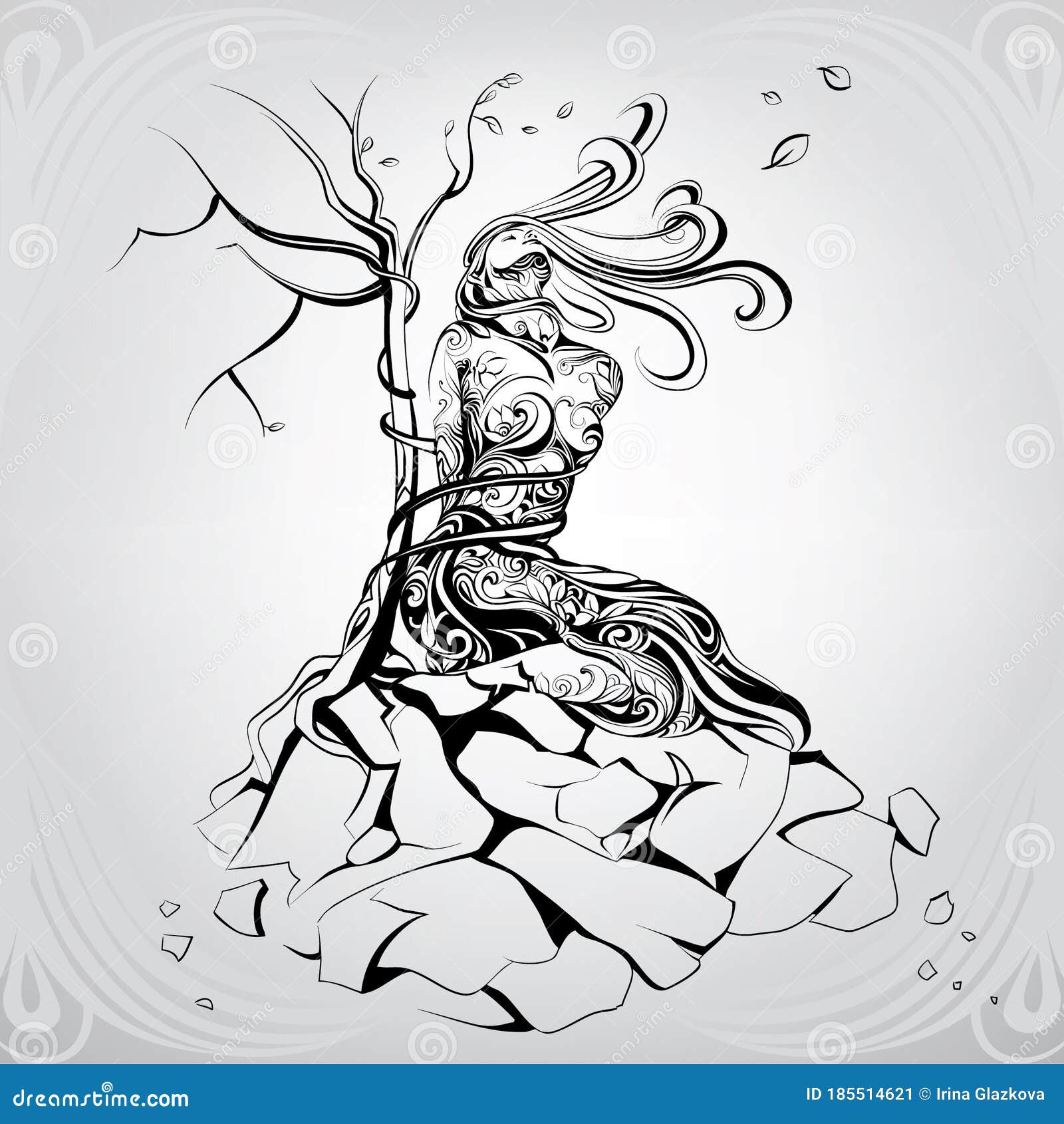 Captive of the nature stock vector. Illustration of captive - 185514621