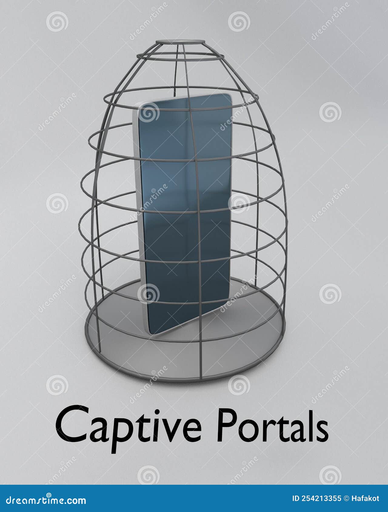 Captive Portals concept stock illustration. Illustration of control ...