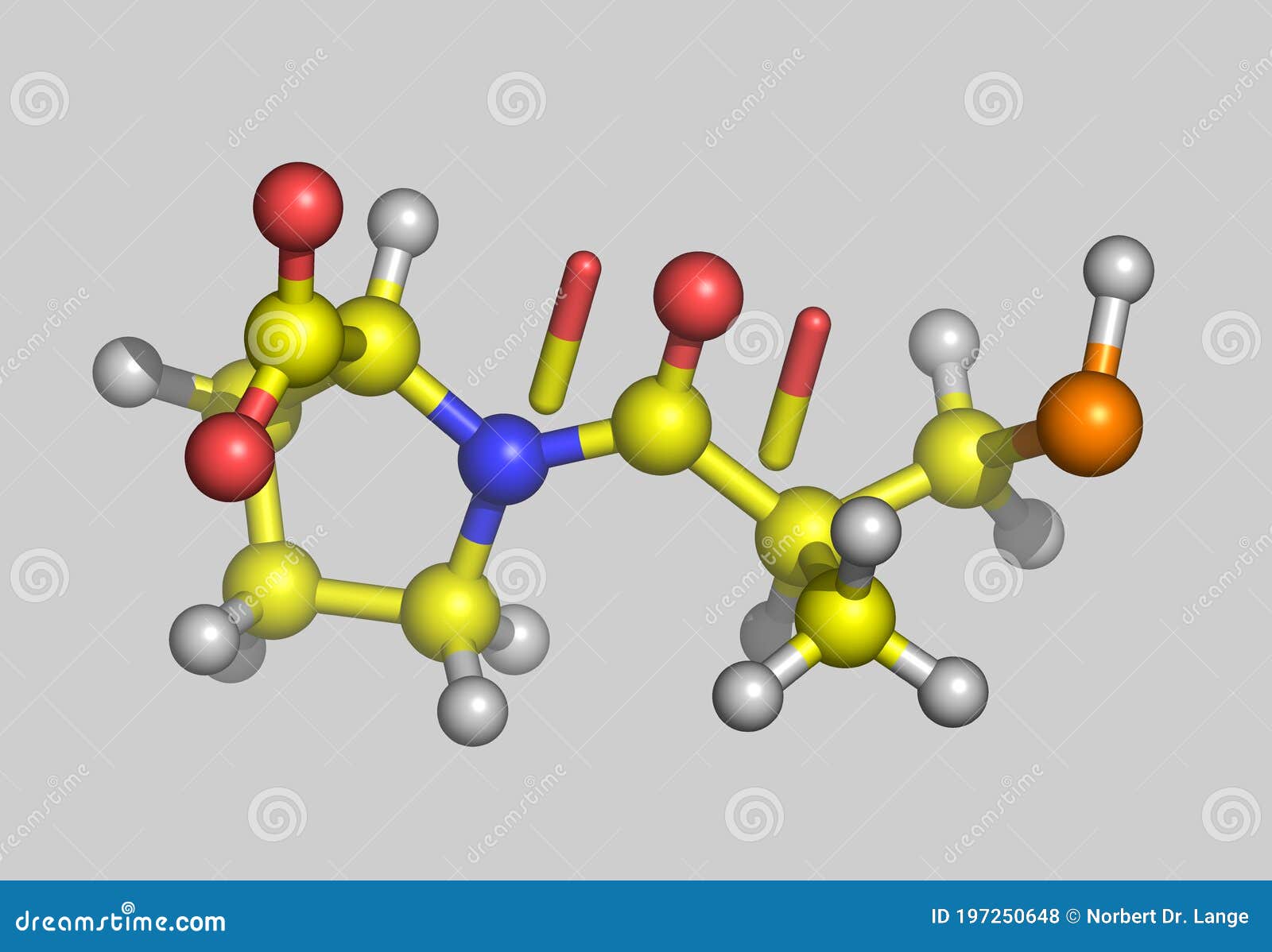 Captopril Molecular Structure 3d, Flat Model, Capoten, Structural ...