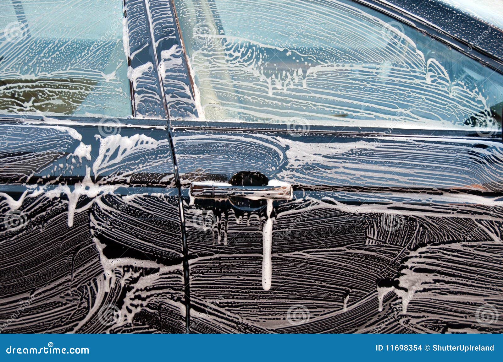 Capture of a Car Close Up Getting Washed Stock Photo - Image of ...