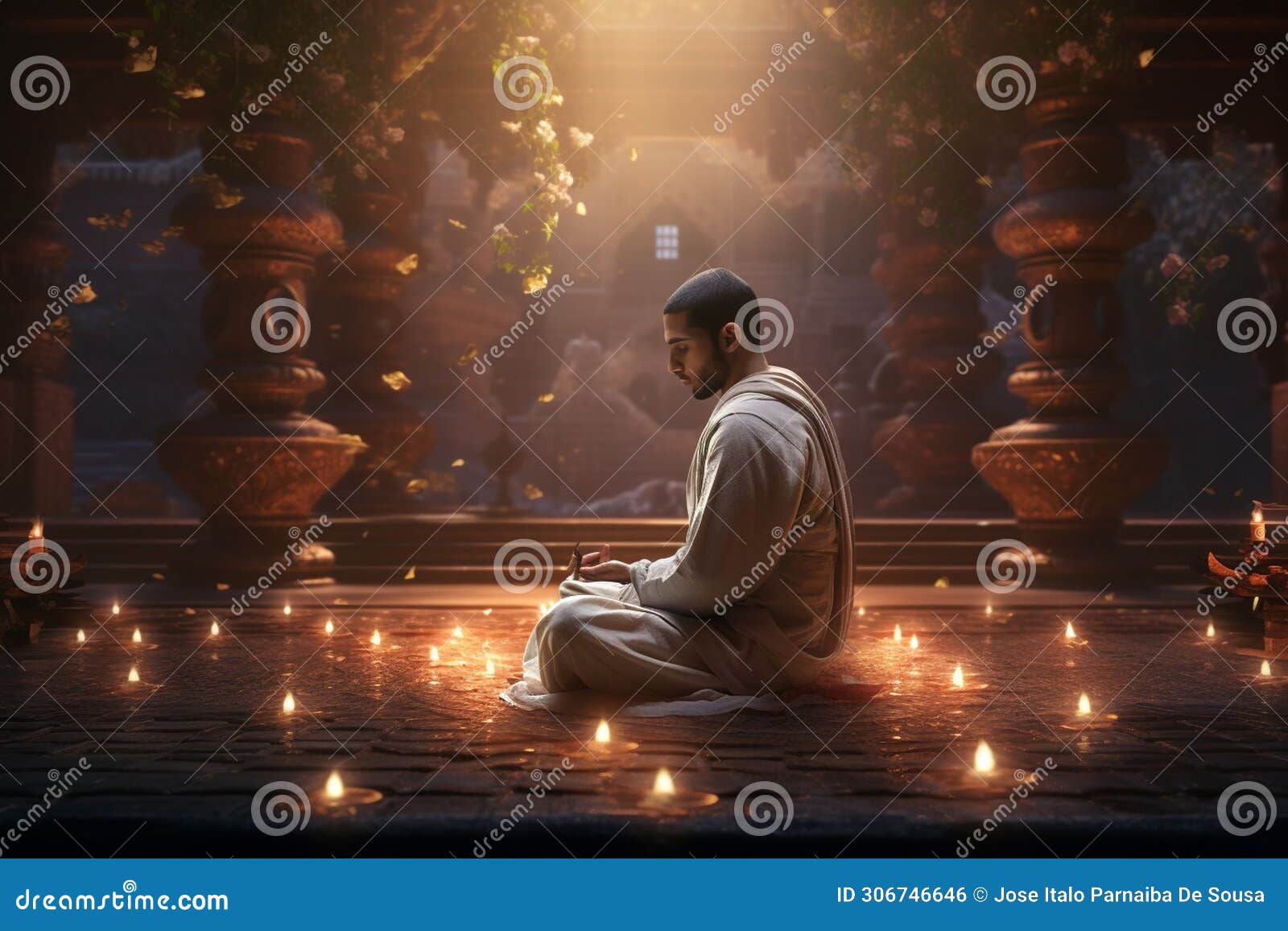 Capture the Essence of Gratitude and Reflection. Generative Ai Stock ...