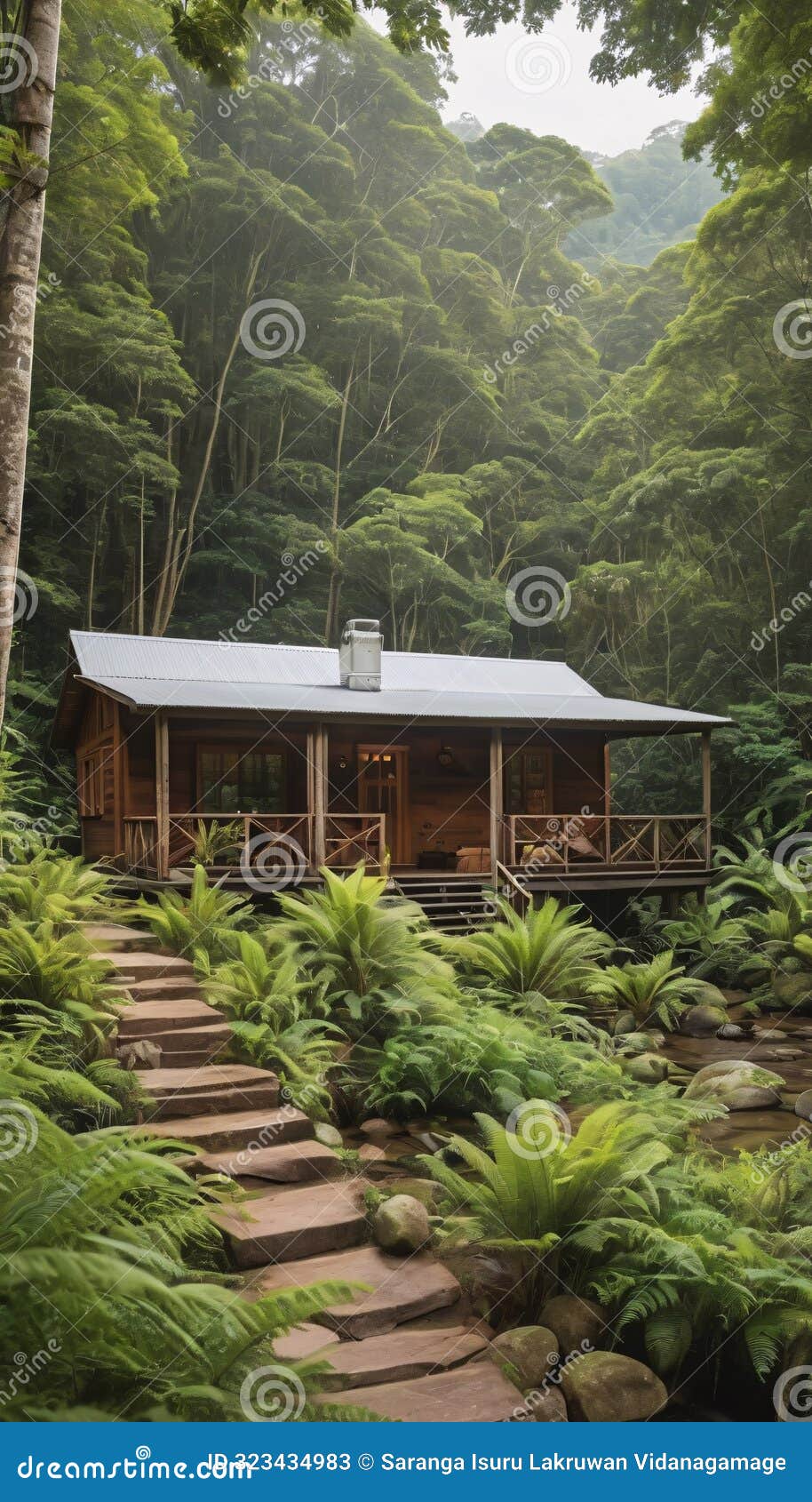 Serene Rainforest Mountain Cabin: a Harmonious Blend of Nature and ...