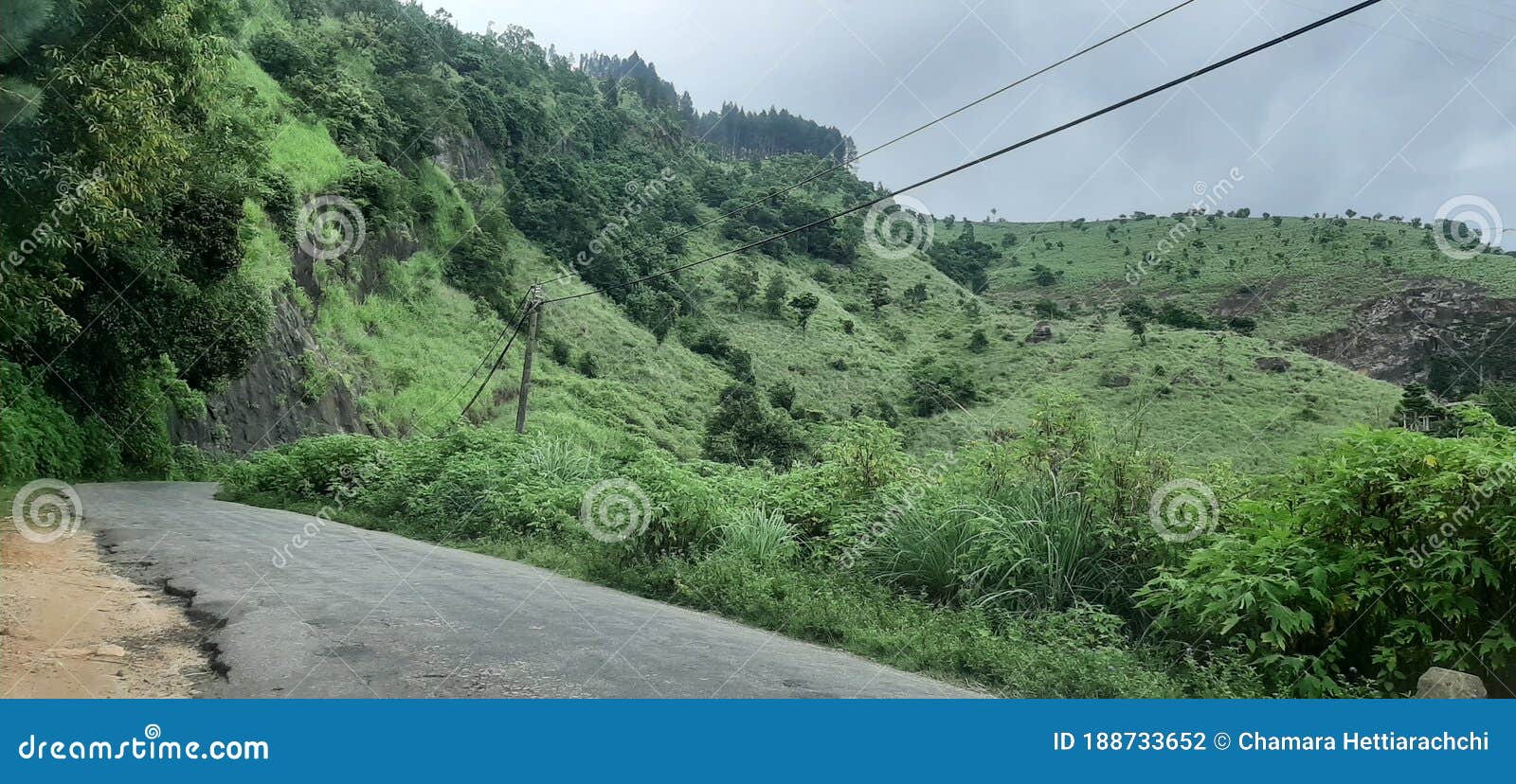 Capture from Galaha Road Kandy Stock Photo - Image of kandy, hanthana ...