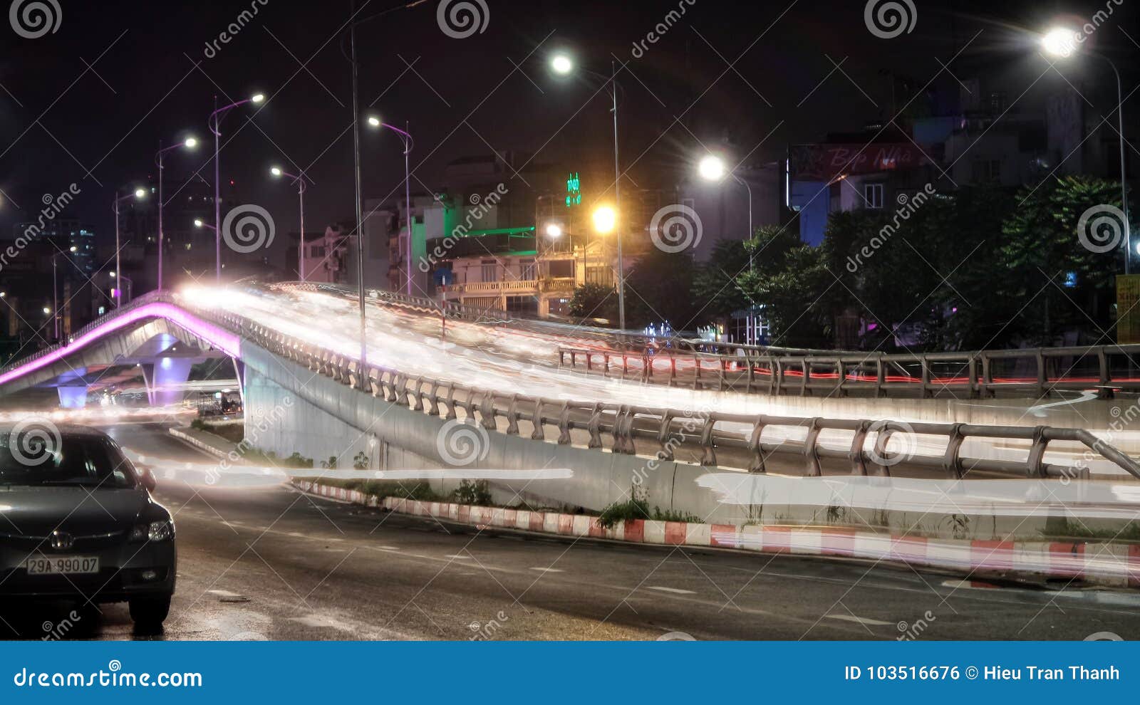 Bridge in the light stock photo. Image of slow, capture - 103516676