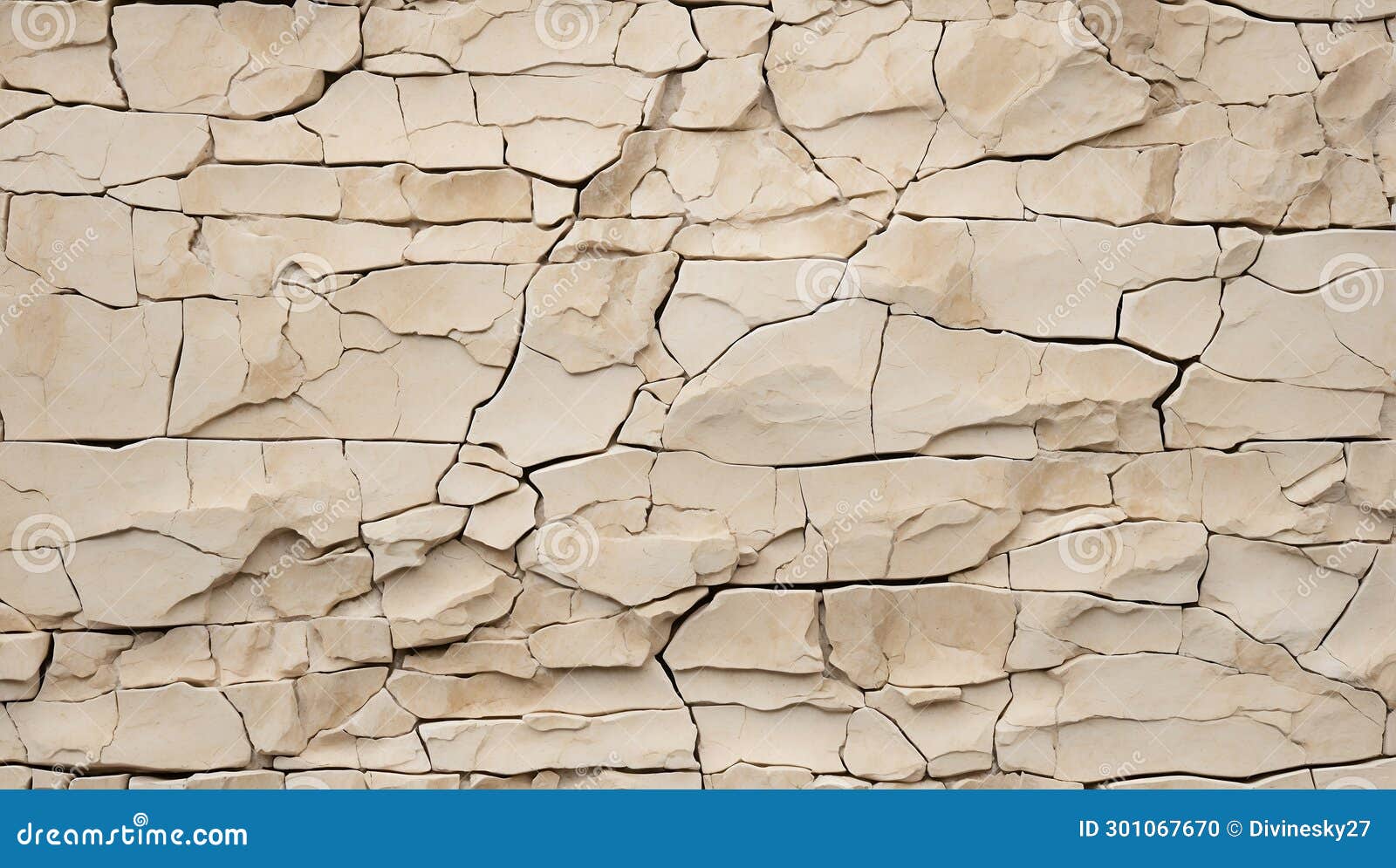 Limestone Linescape: Linear Fissure Canvas. AI Generate Stock ...