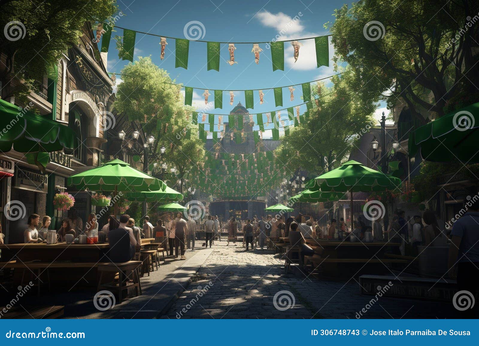 Capture the Sense of Community Bonding through. Generative Ai Stock ...