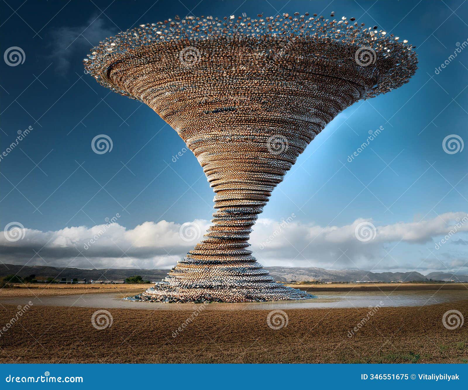 Capture a Tornado with Small Objects Swirling into New Patterns To ...