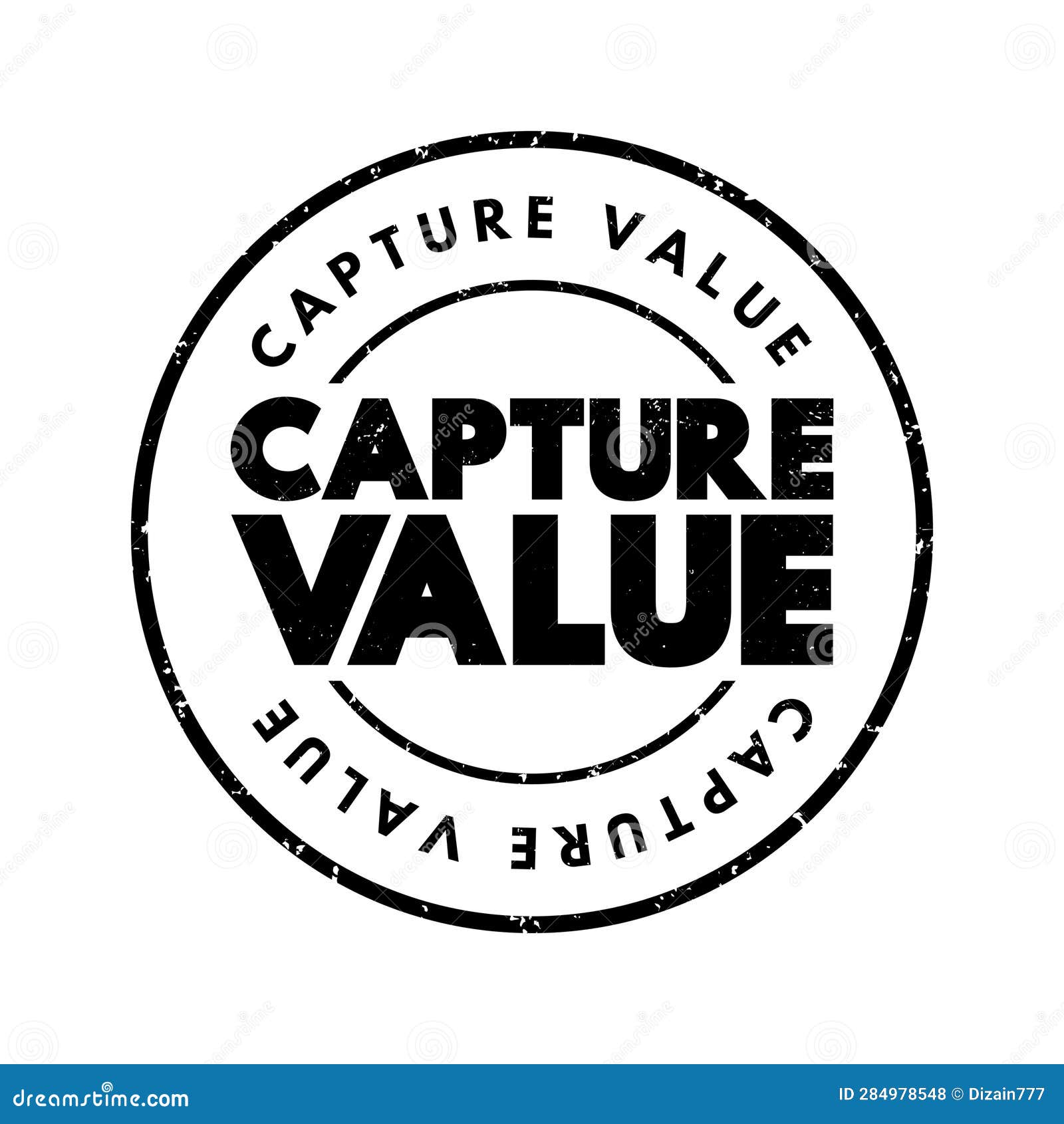 Capture Value Text Quote, Concept Background Stock Illustration ...