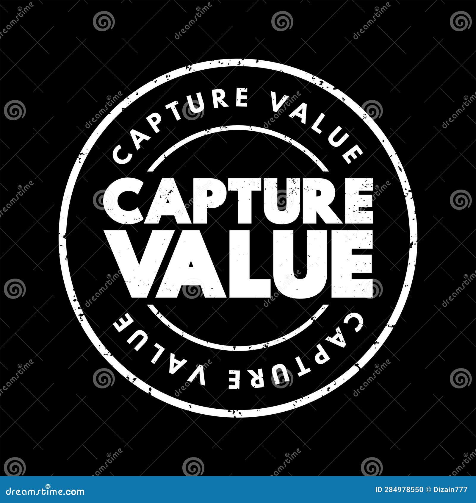 Capture Value Text Quote, Concept Background Stock Illustration ...