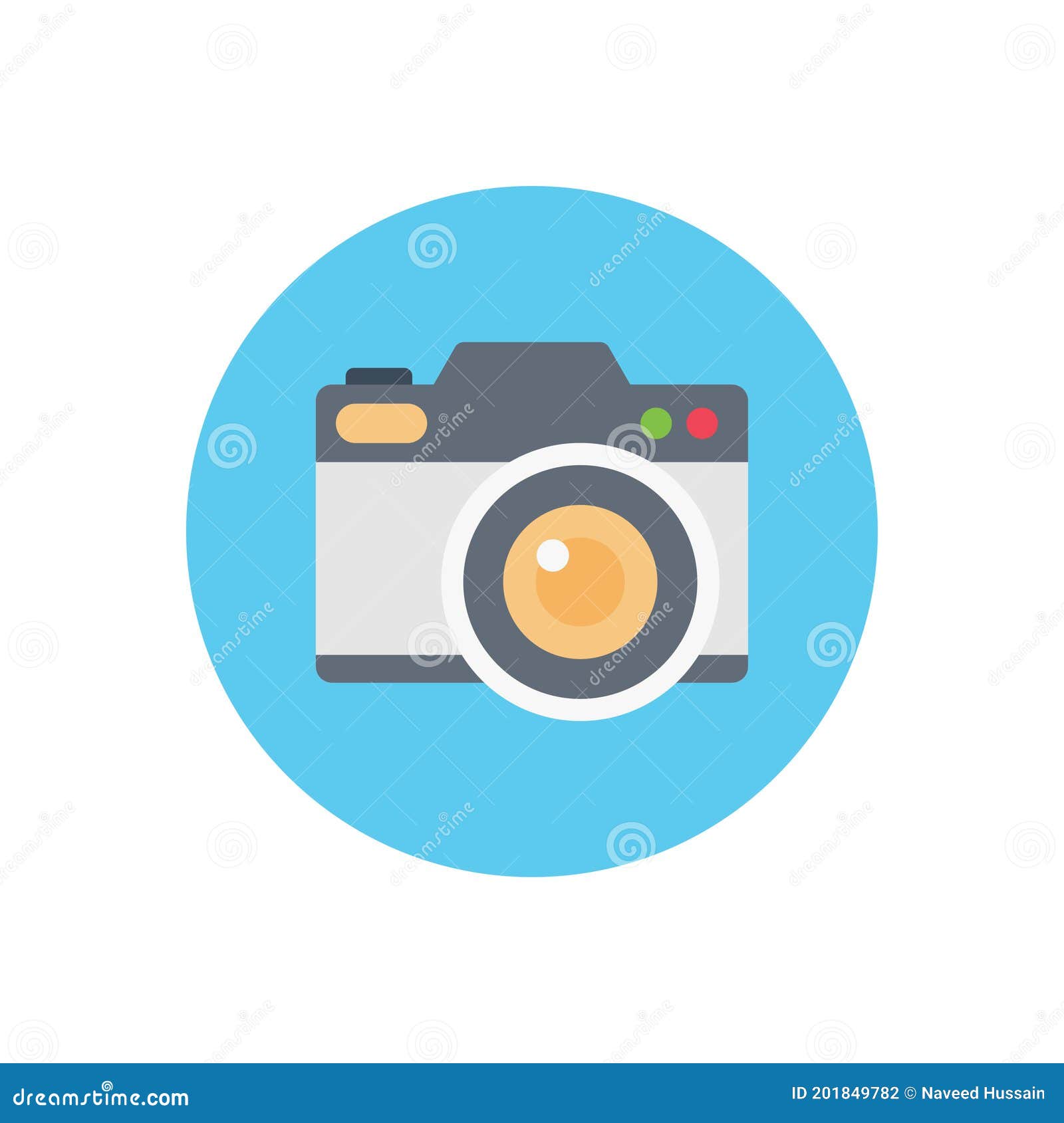 Capture Vector Flat Color Icon Stock Vector - Illustration of element ...