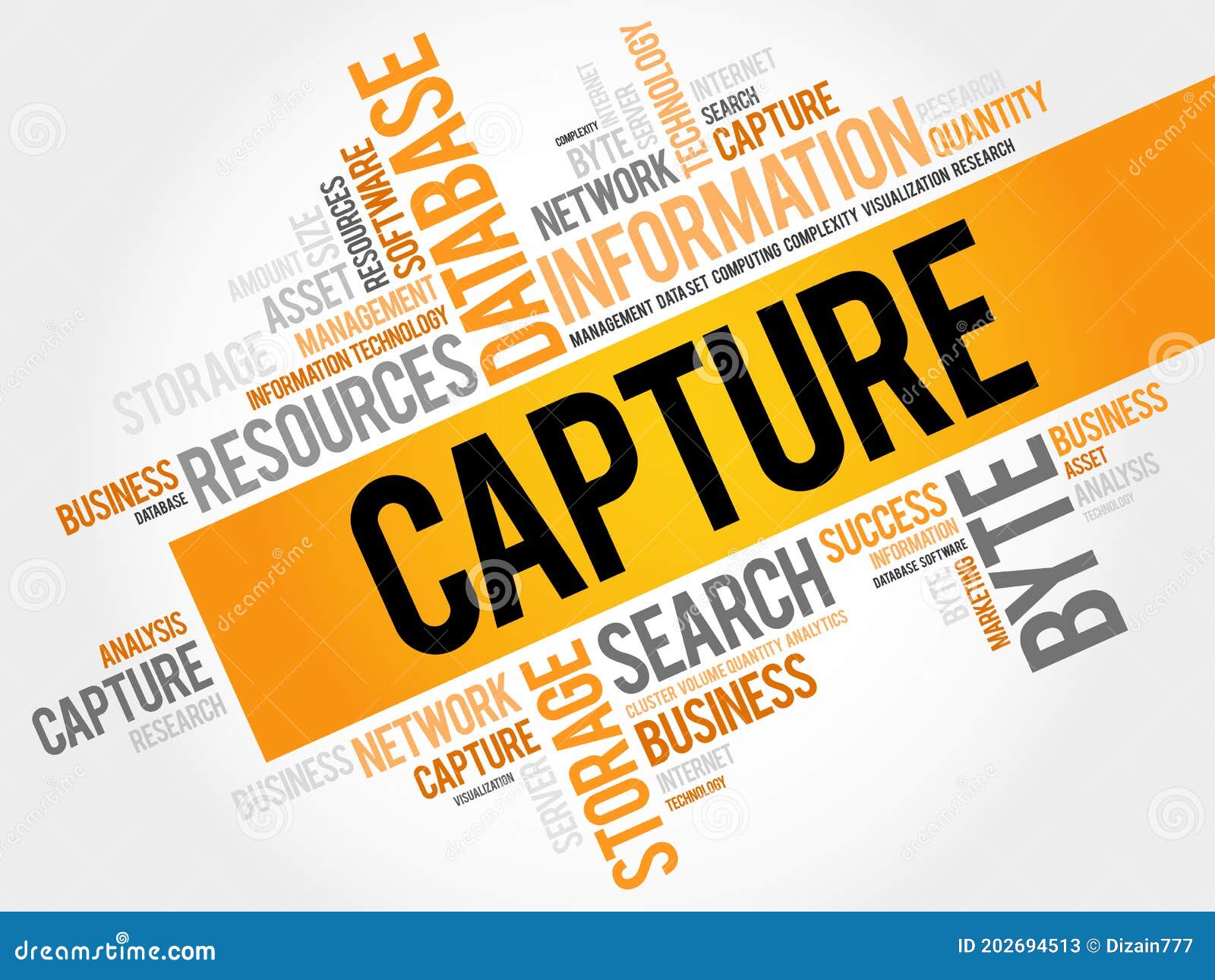 Capture word cloud stock illustration. Illustration of collection ...