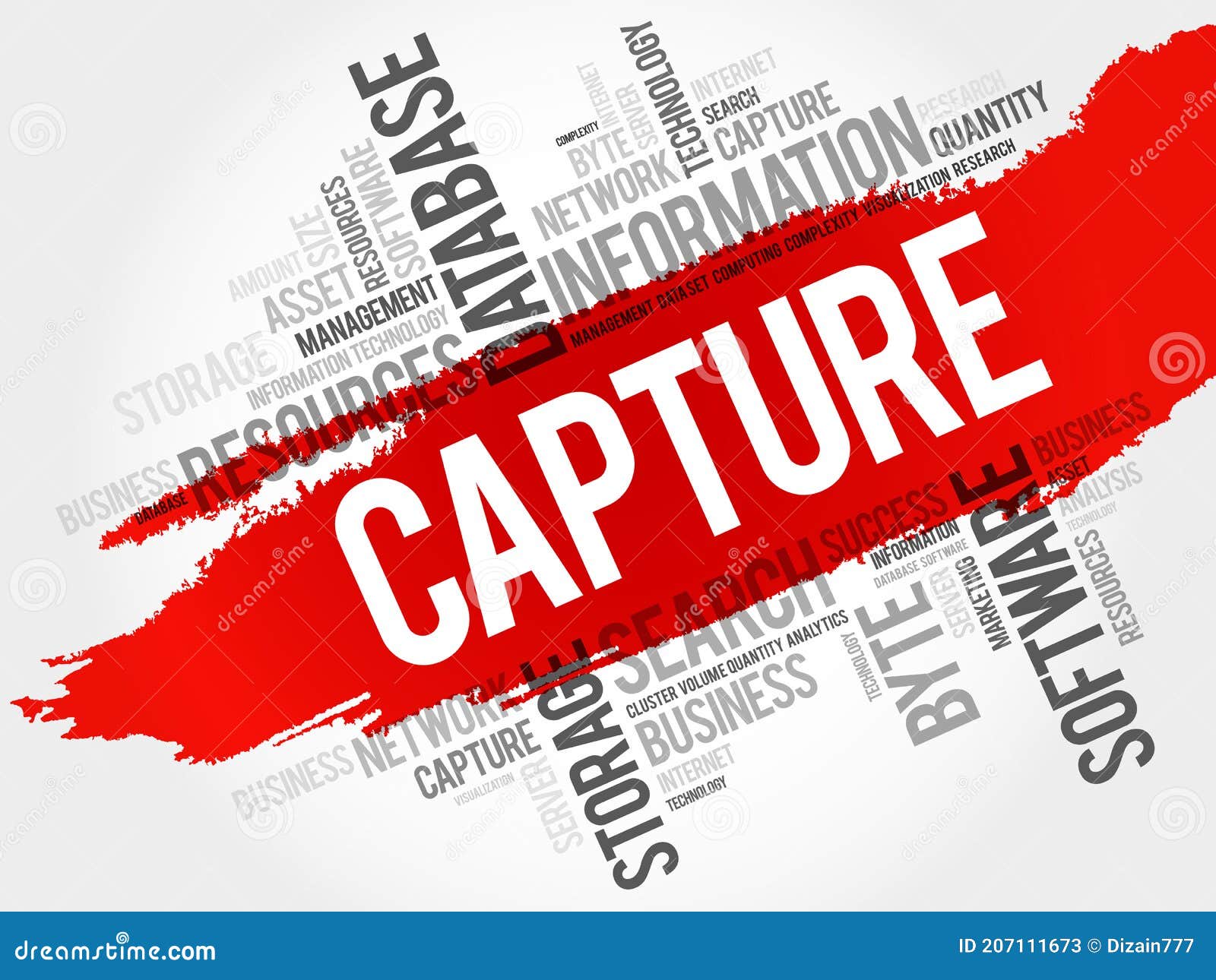 Capture word cloud stock illustration. Illustration of internet - 207111673