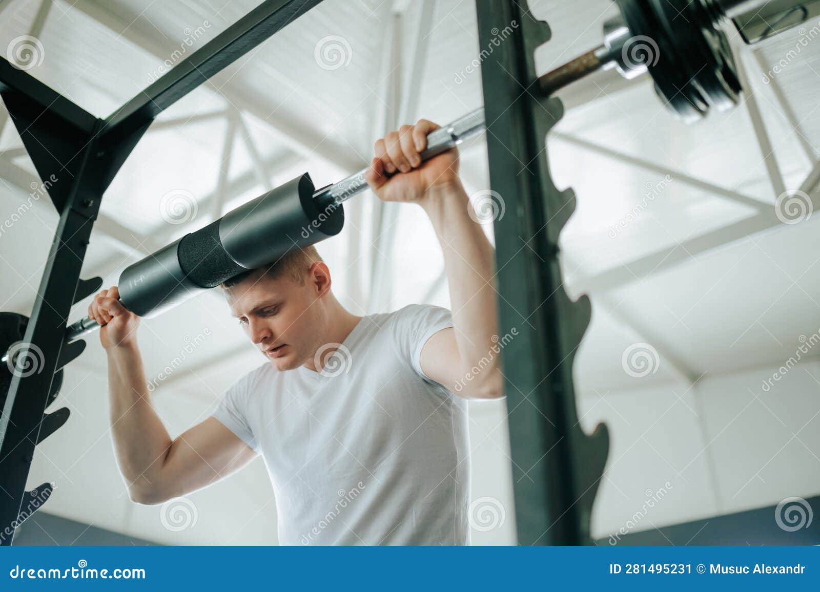 Pre-Workout Rituals a Portrait of Dedication and Preparation for ...