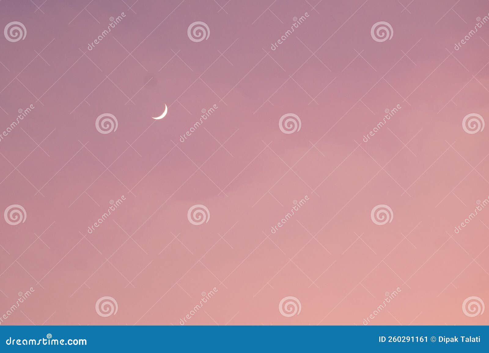 Captured Sunset and Moon Rise at the Same Time Stock Image - Image of ...