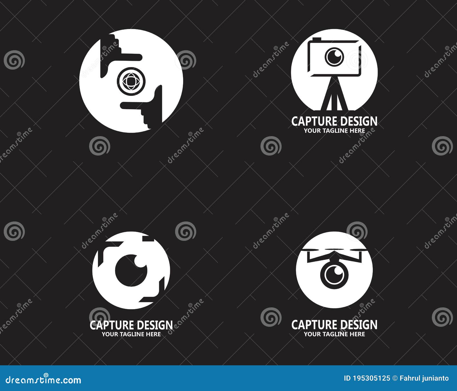 Capturing Camera Photography Icon Logo Design Vector Template Stock ...