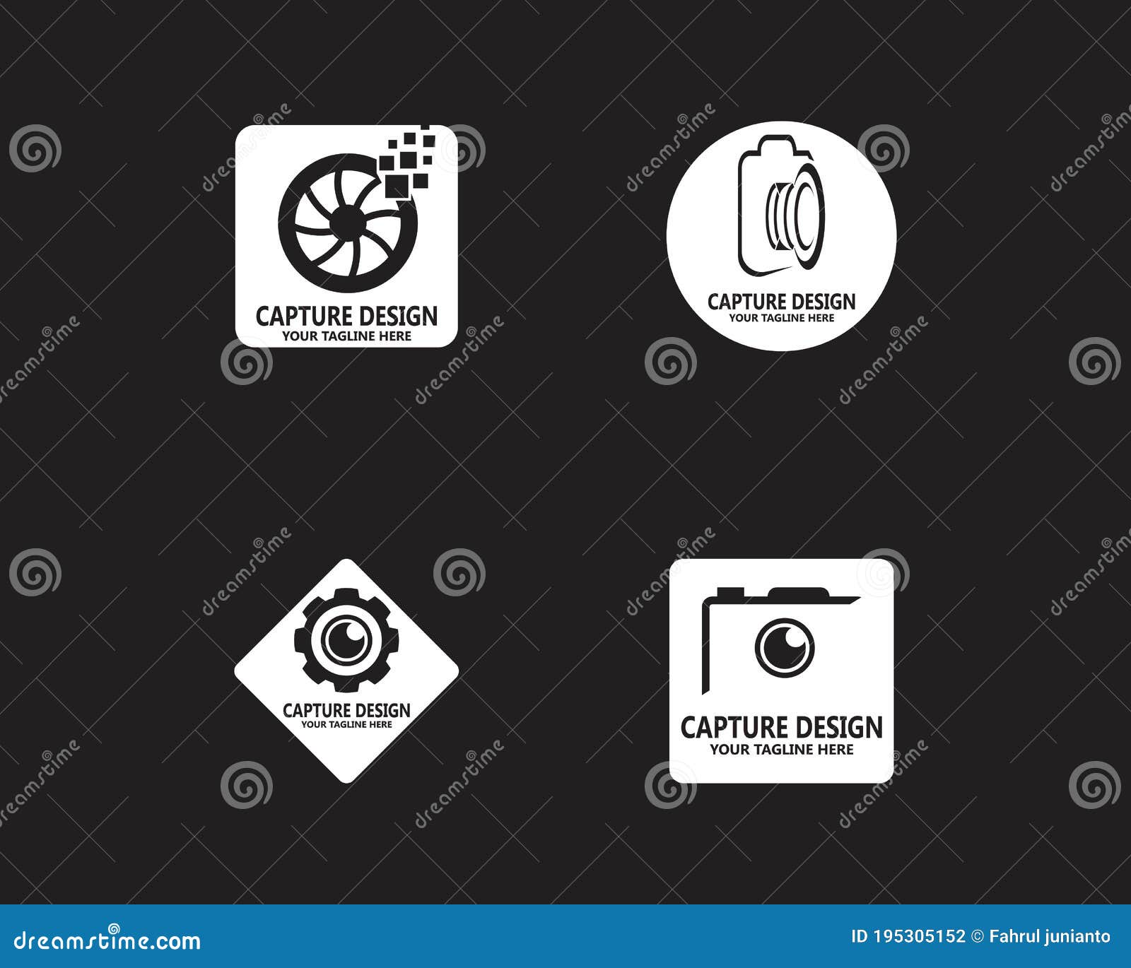 Capturing Camera Photography Icon Logo Design Vector Template Stock ...