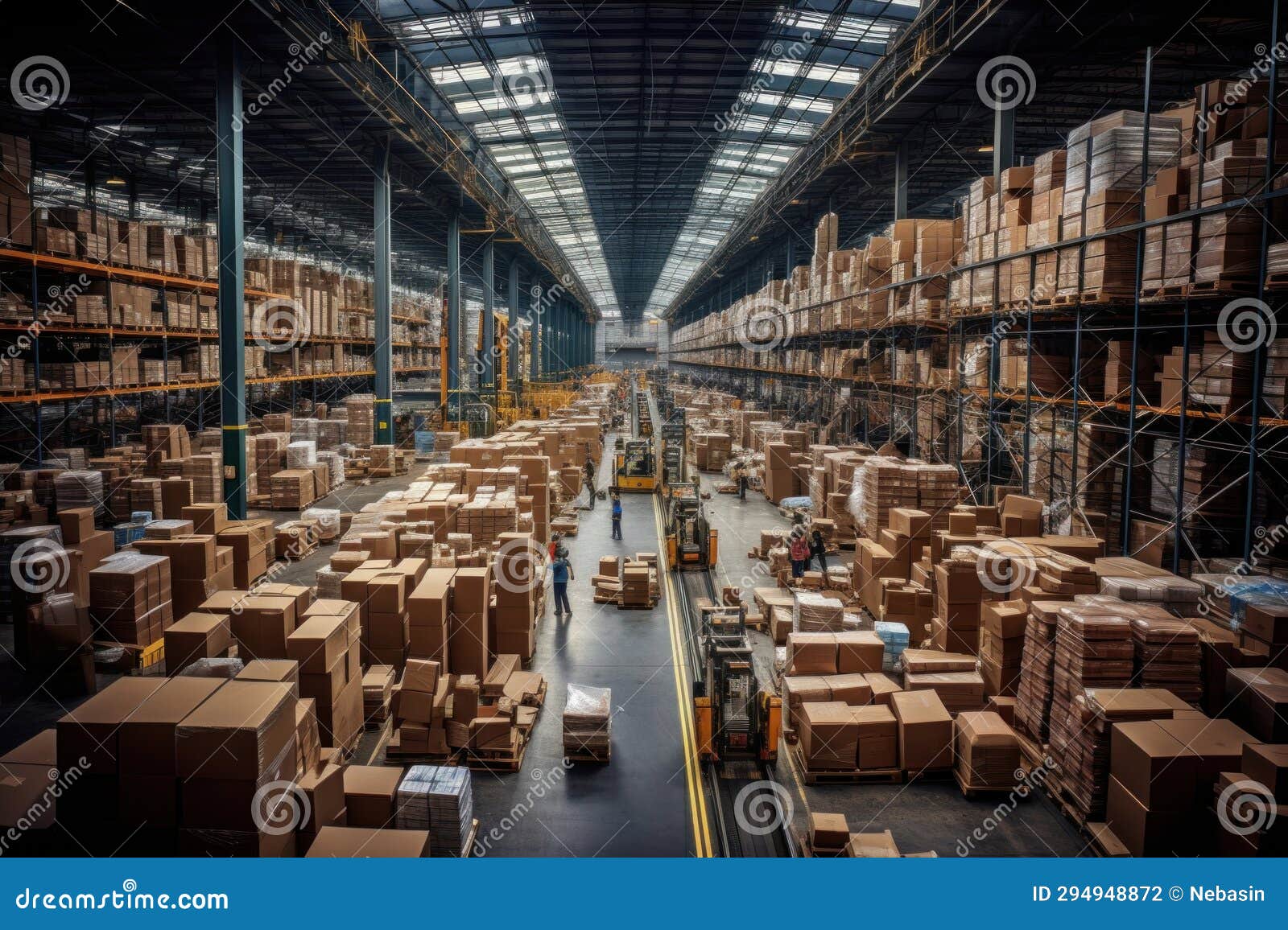 Capturing the Grandeur of a Large Storage Facility, Complete with High ...