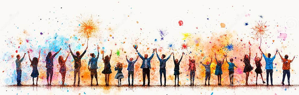 Capturing Joy and Festivity: a Vibrant Image of a Celebratory Occasion ...