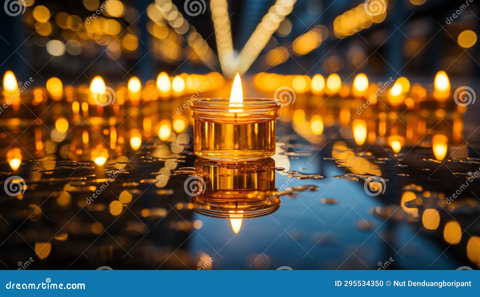 Capturing the Magic Details of Flickering Candle Flames Stock ...