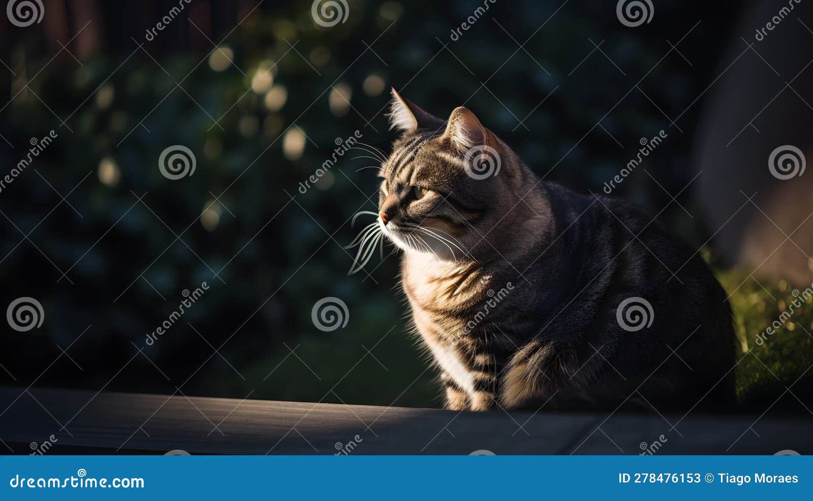 Capturing the Magic of Golden Hour: a Mesmerizing Cat Portrait Stock ... Capturing the Magic of Golden Hour: a Mesmerizing Cat Portrait Stock ...