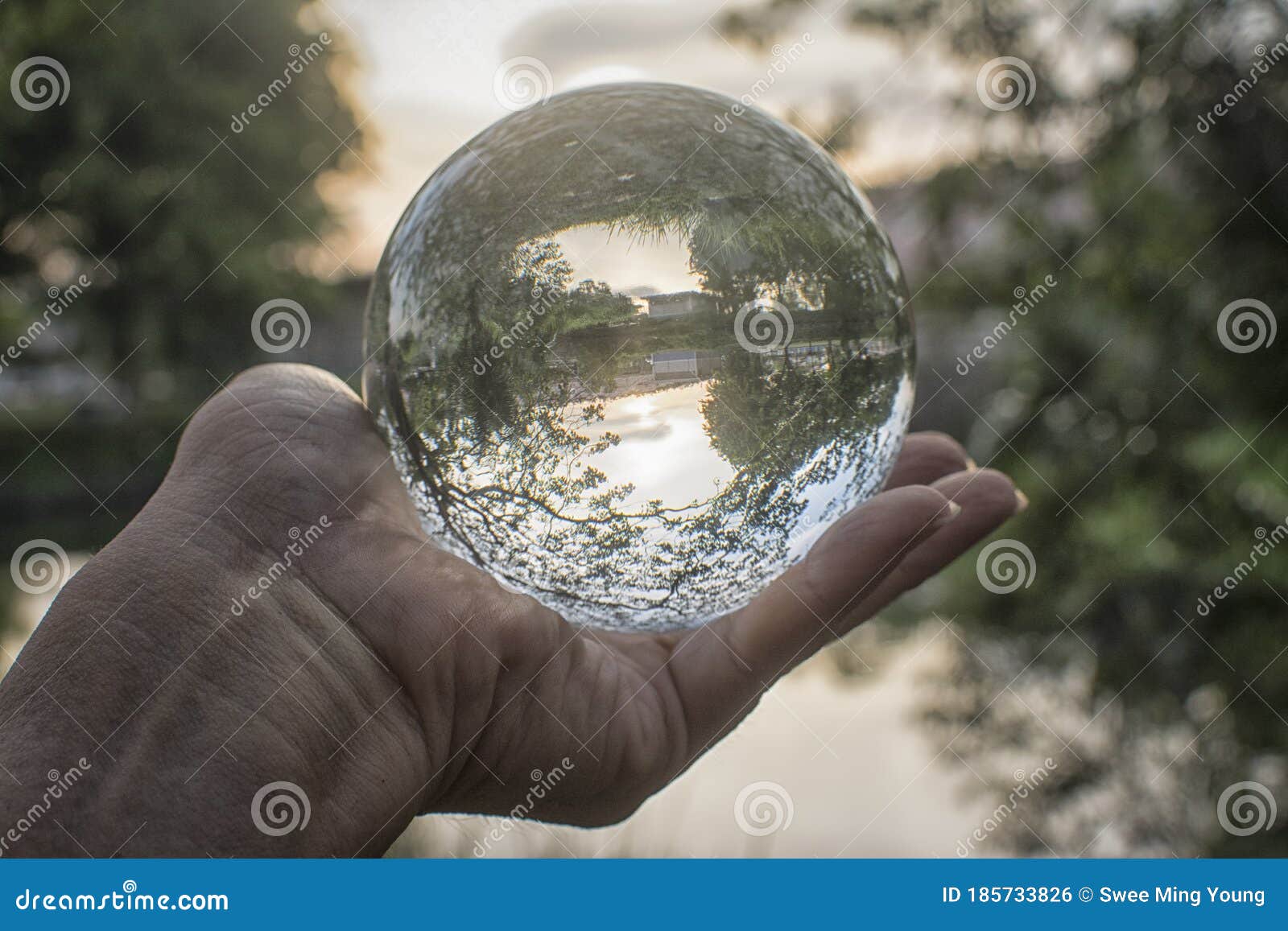 Capturing Objects or Scenes Photography through Crystal Ball Refraction ...