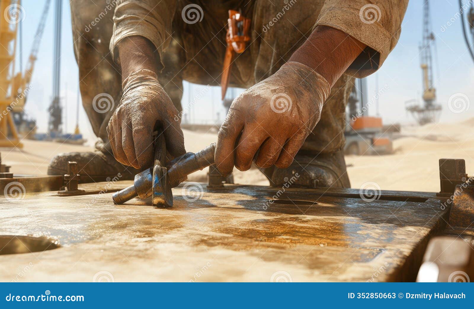 Middle Eastern Oil and Gas Industry in Action: Precision and Power ...