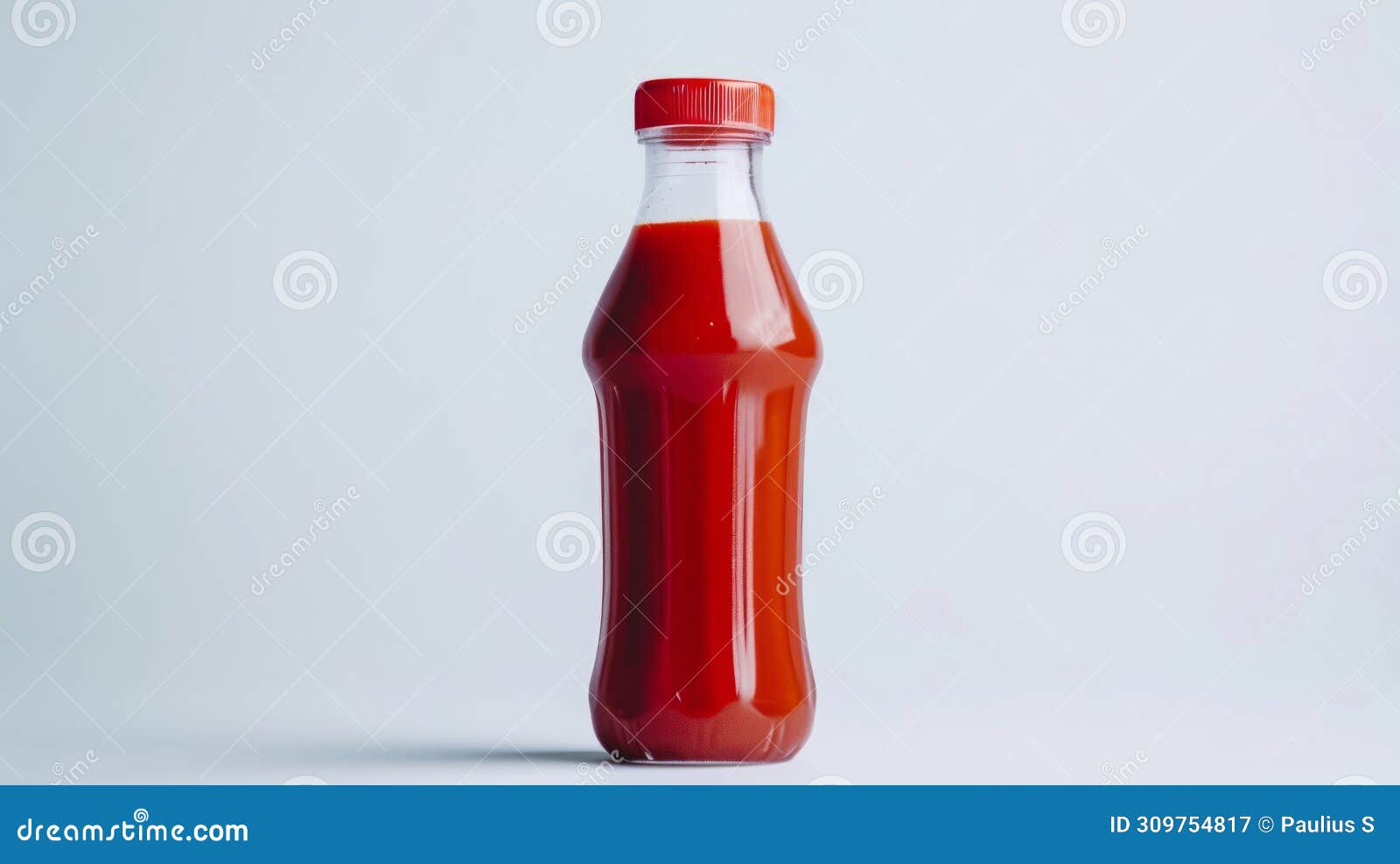 Capturing the Void: an Empty Tomato Ketchup Bottle in Stock ...