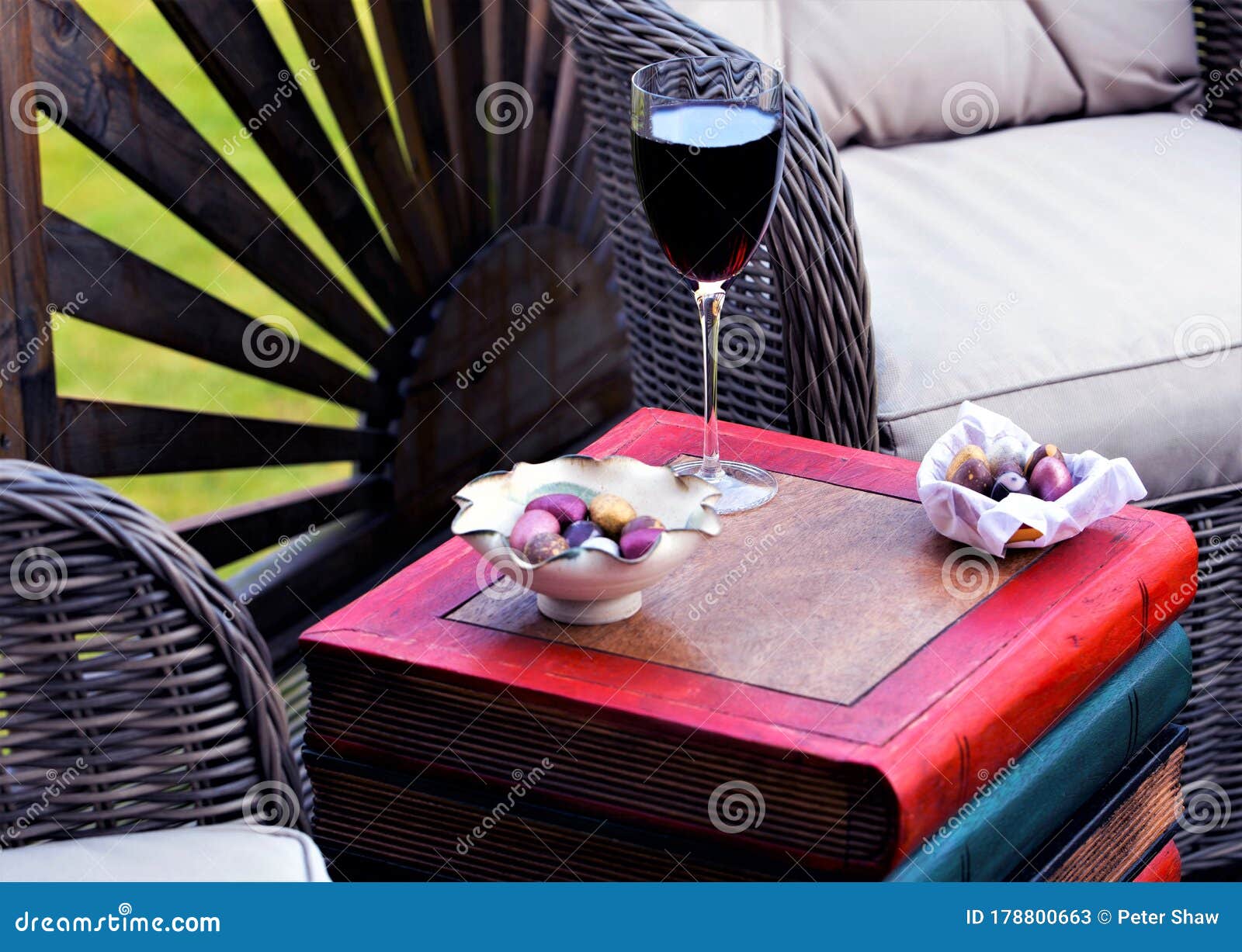 Chocolates and Wine during the Easter Weekend 2, in April 2020. Stock ...