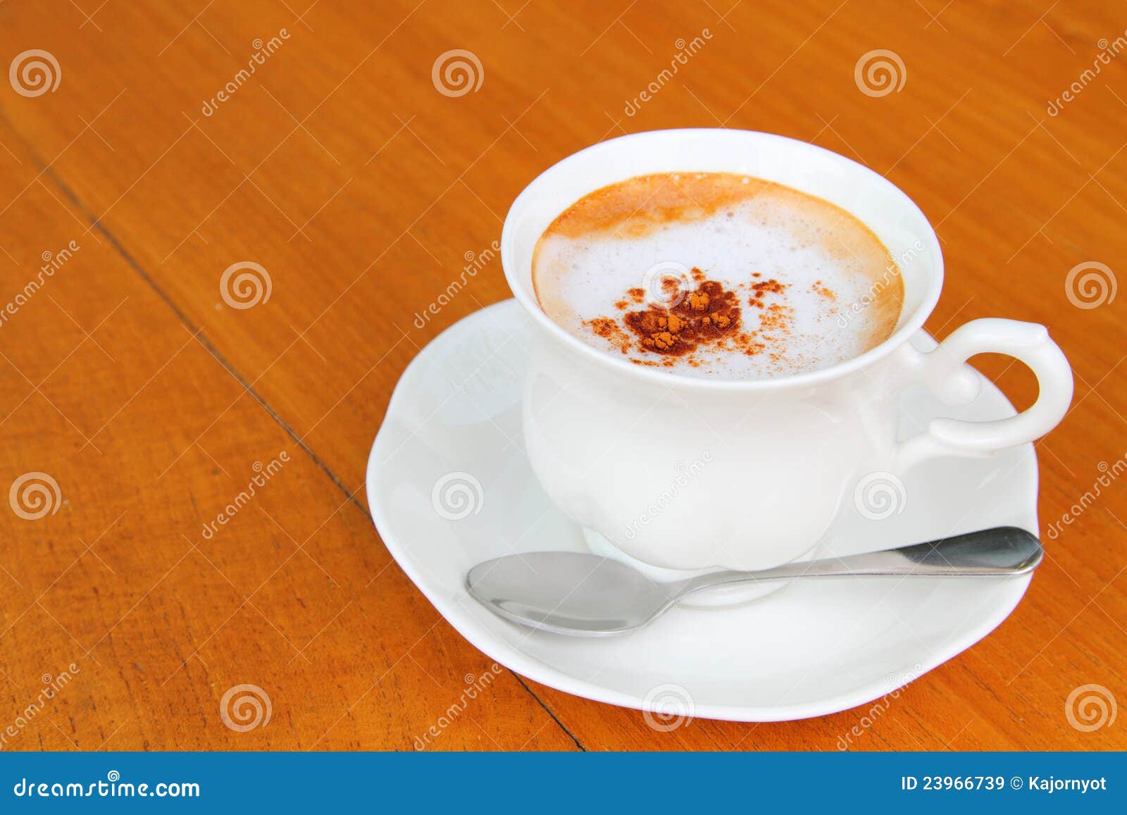 Capuccino coffee cup stock image. Image of cappuccino - 23966739