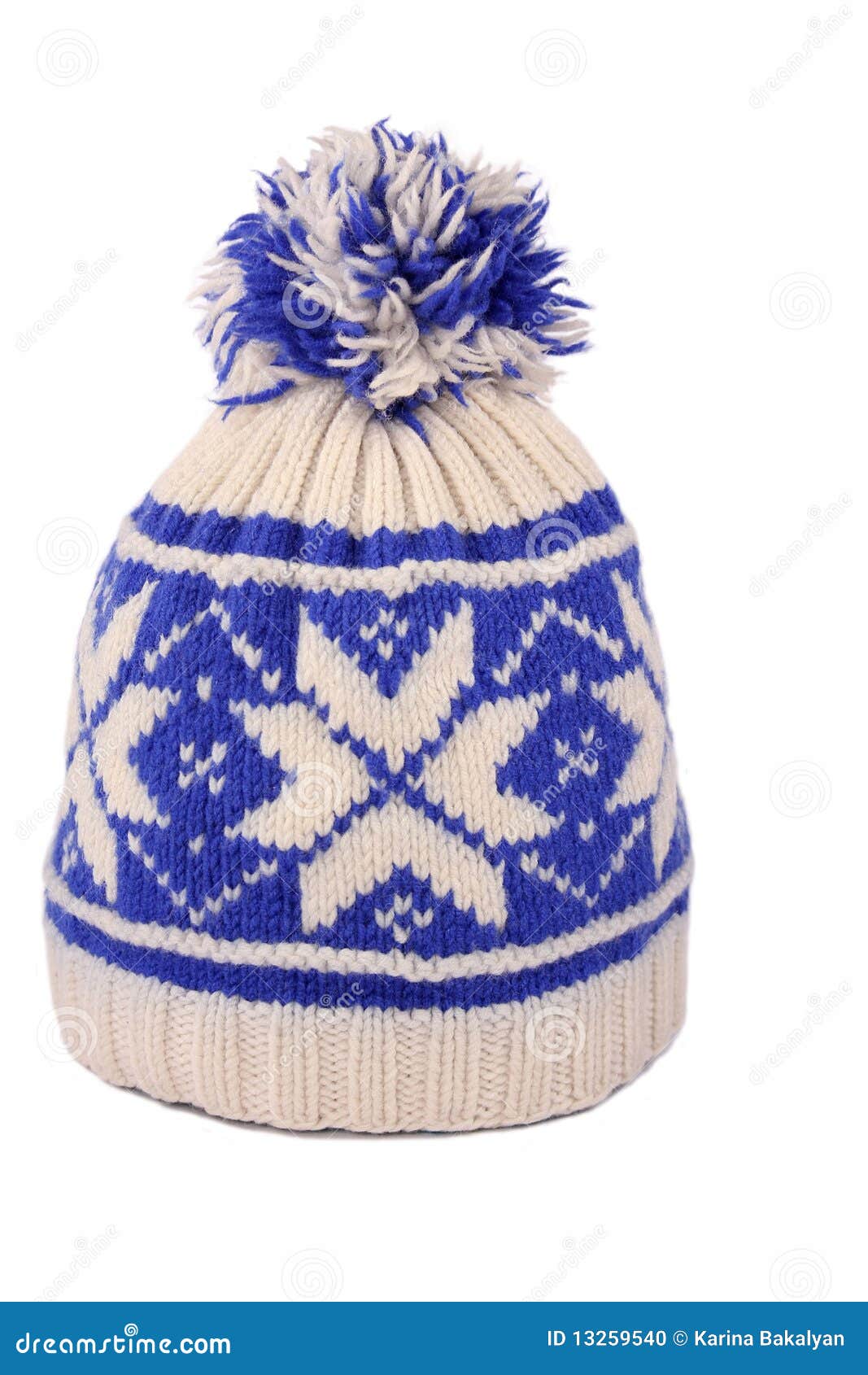 Capuchon de l'hiver photo stock. Image du tricotage, isolement - 13259540