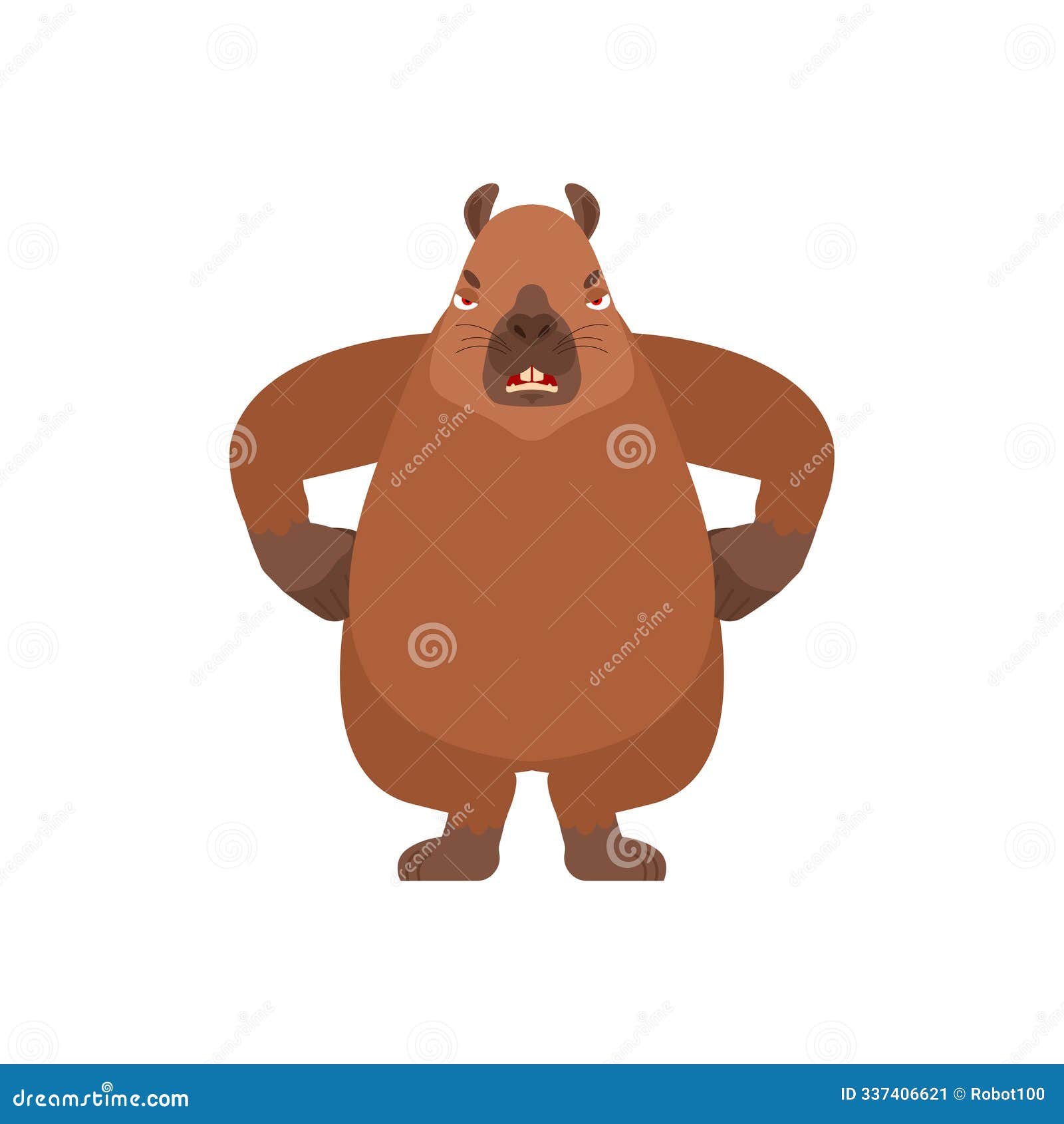 Capybara Angry School Royalty-Free Stock Image | CartoonDealer.com ...