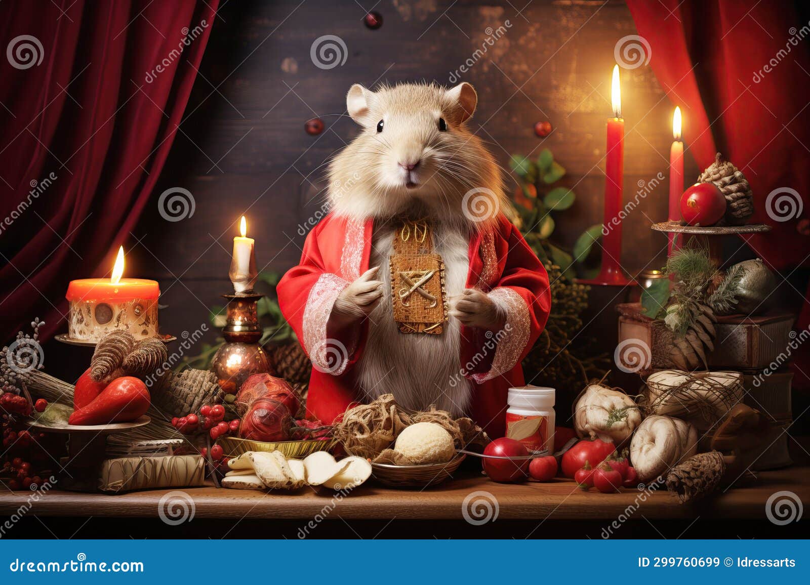 Capybara Dressed As Santa Claus Stock Image - Image of pantanal ...