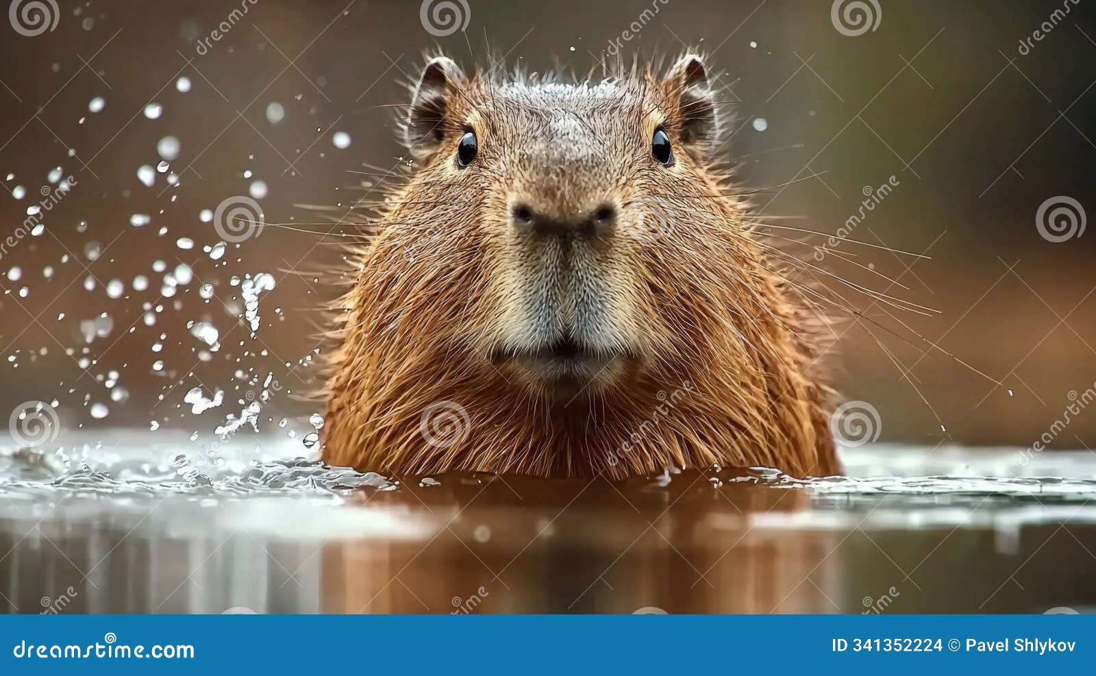 The Capybara, Funny Positive Big Rodent Stock Photo - Image of wild ...