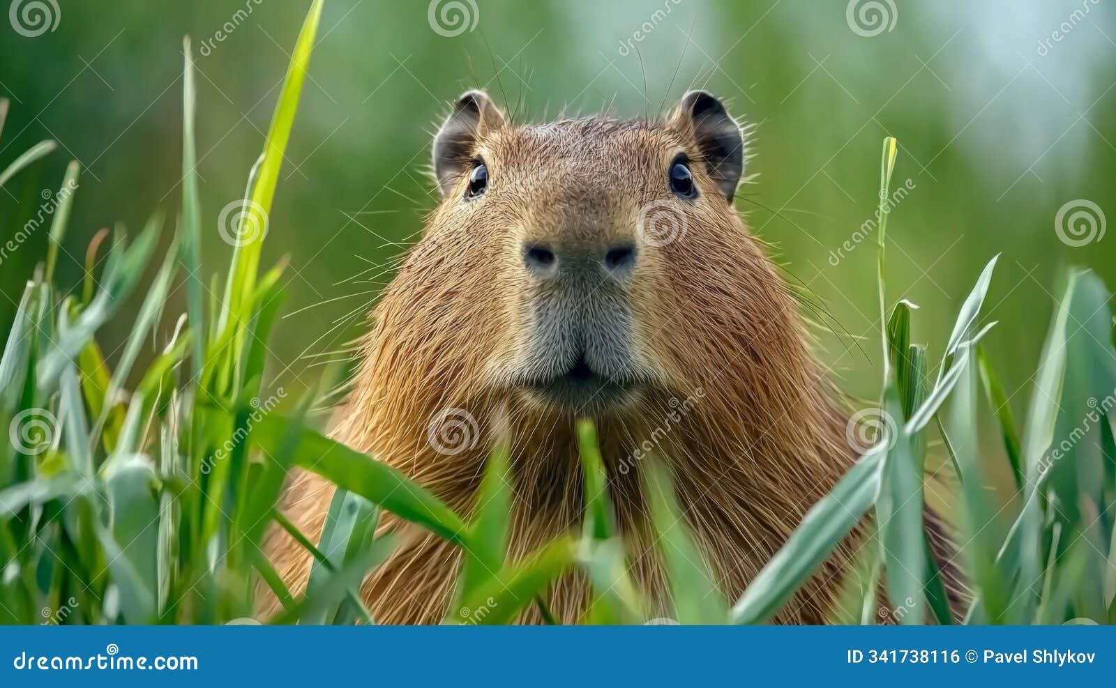 The Capybara, Funny Positive Big Rodent Stock Photo - Image of mammal ...