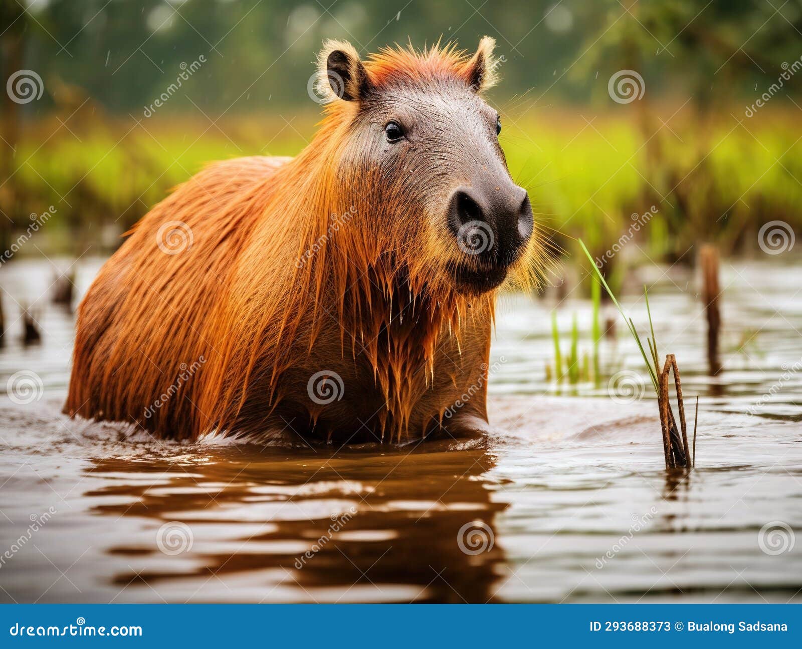 Ai Generated Illustration Wildlife Concept of Capybara Stock ...