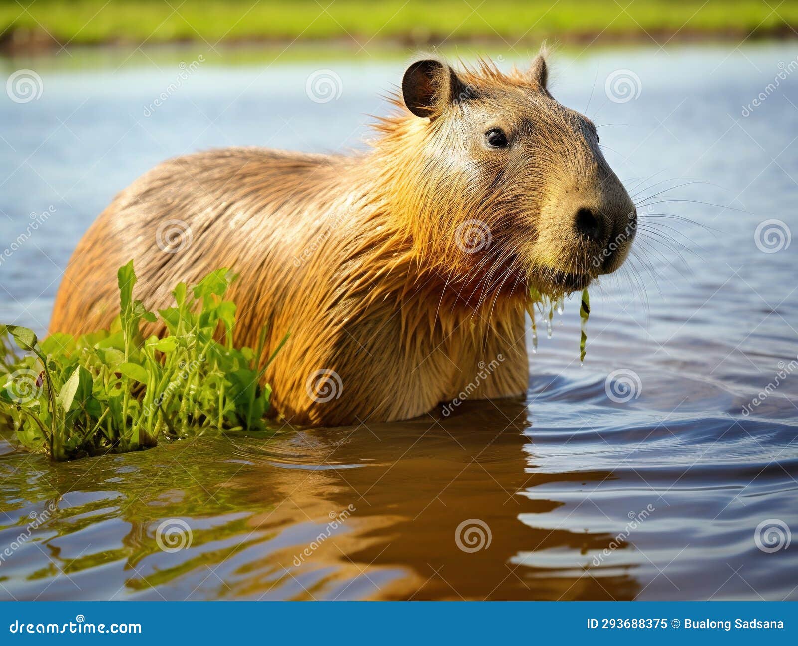 Ai Generated Illustration Wildlife Concept of Capybara Stock ...