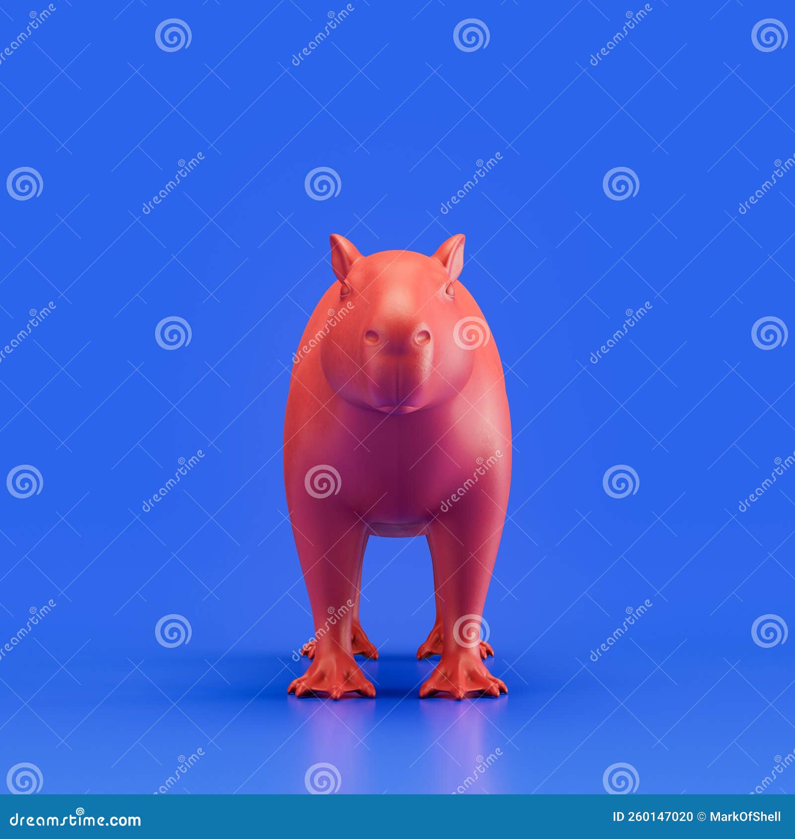 Capybara Single 18 Vector Illustration | CartoonDealer.com #281072054