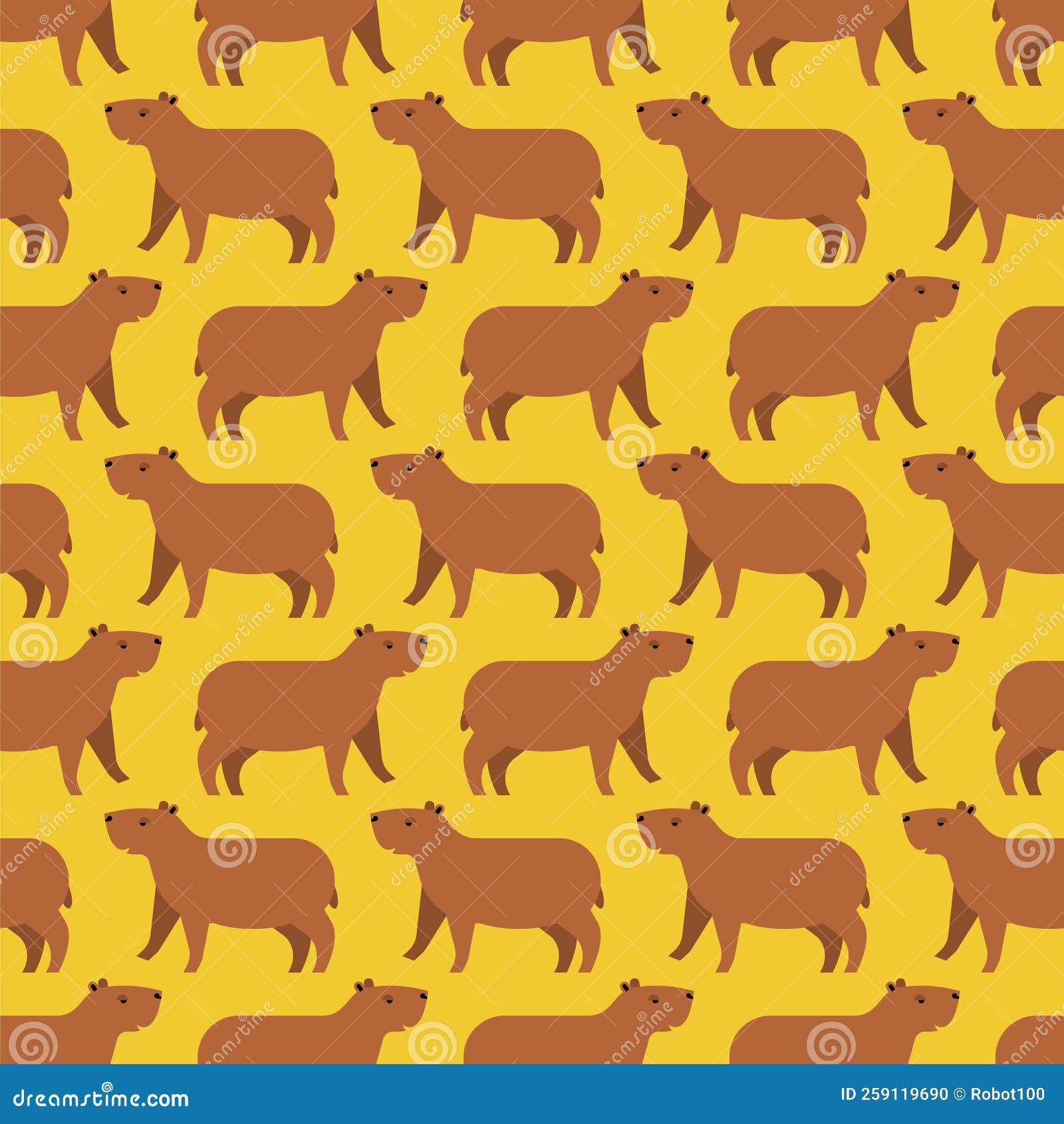 Capybara Fur Texture. Generative Ai Stock Illustration | CartoonDealer ...