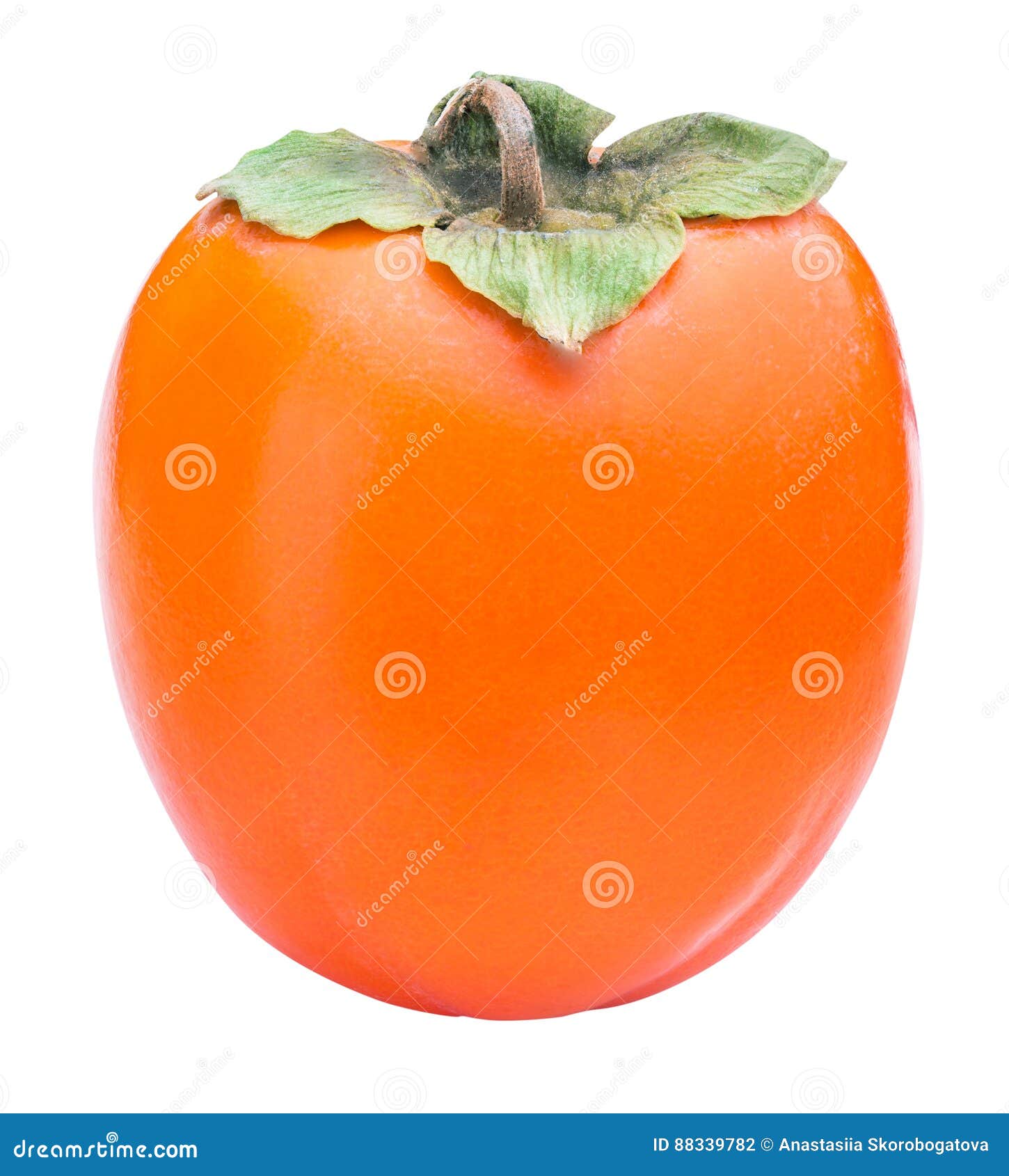 Caqui Aislado En El Fondo Blanco Foto de archivo - Imagen de caqui ...