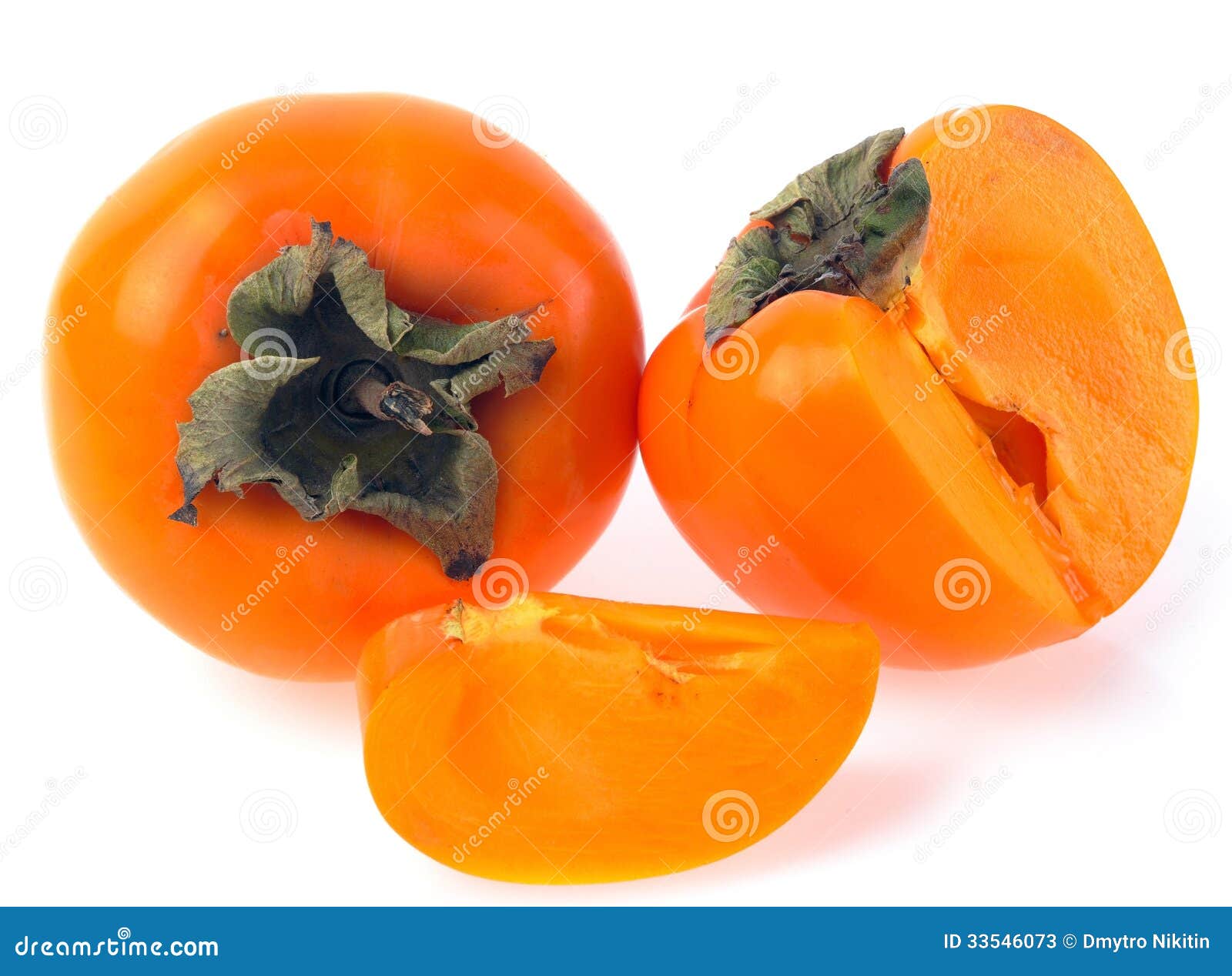 Caqui maduro imagen de archivo. Imagen de blanco, aislado - 33546073