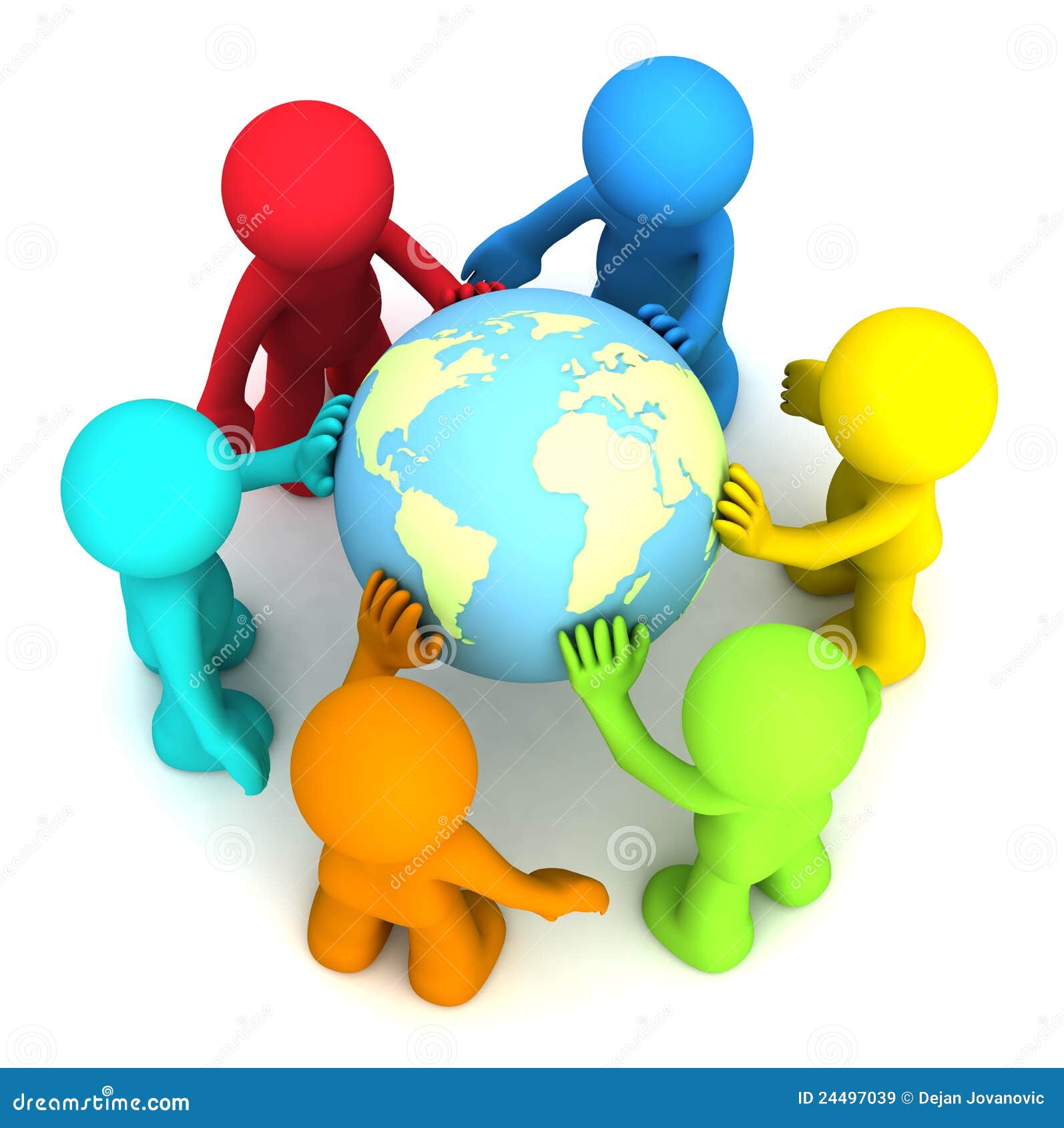 Carácter del ser humano 3D stock de ilustración. Ilustración de forma ...