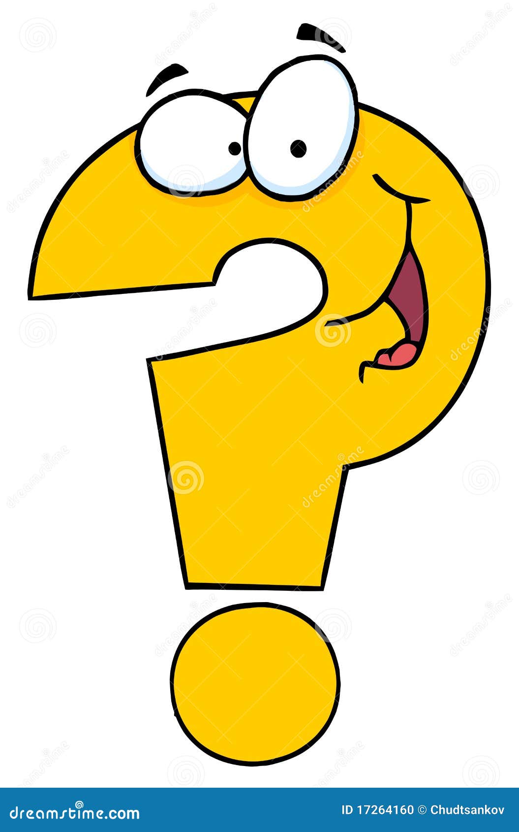 Cara De Signo De Interrogación Animada