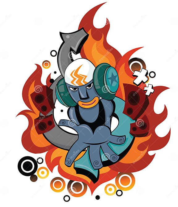 Carácter musical ilustración del vector. Ilustración de extracto - 11353113