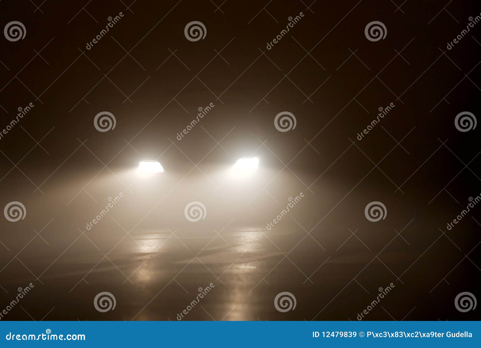 Car stock image. Image of headlights, black, haze, front - 12479839