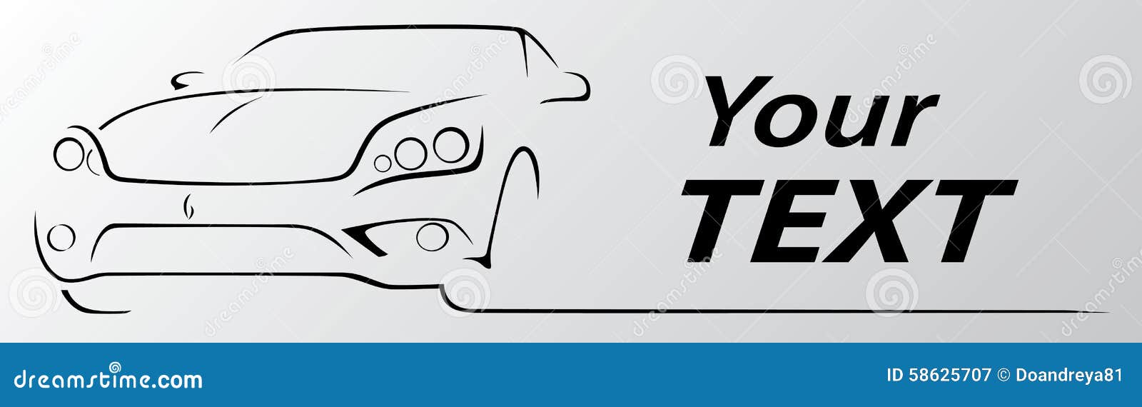 Car Abstract Lines Vector Illustration Stock Vector - Illustration of ...