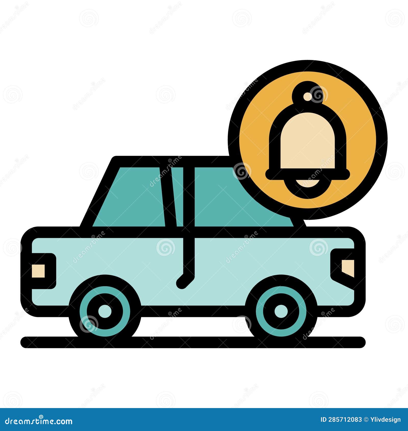 Car Access Icon Vector Flat Stock Vector - Illustration of control ...