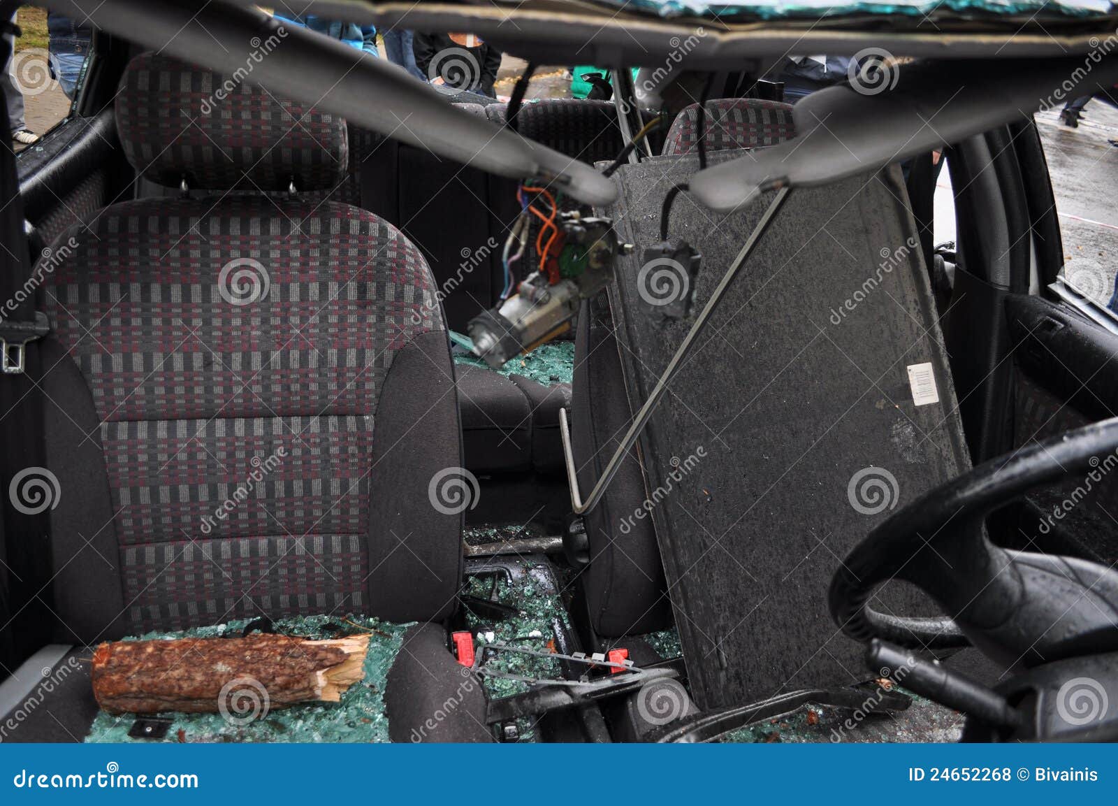 Car after accident stock photo. Image of dangerous, breaking - 24652268